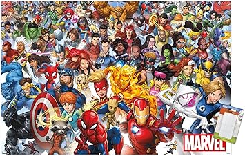 Amazon.com: Trends International Marvel Comics - The Marvel Lineup 2023 ...