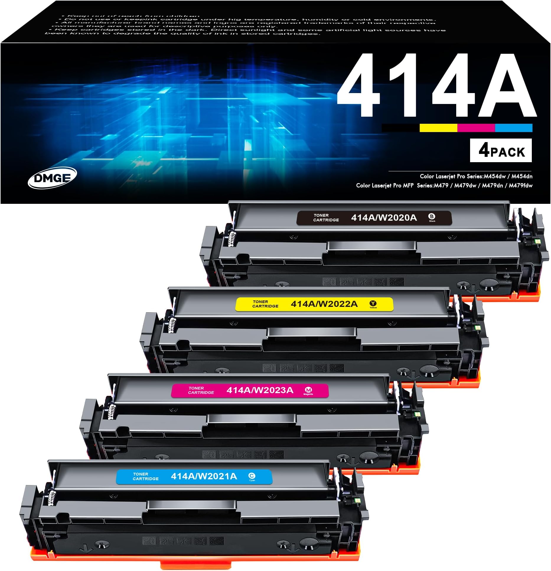 Amazon.com: HP 414A Black Toner Cartridge | Works with HP Color ...