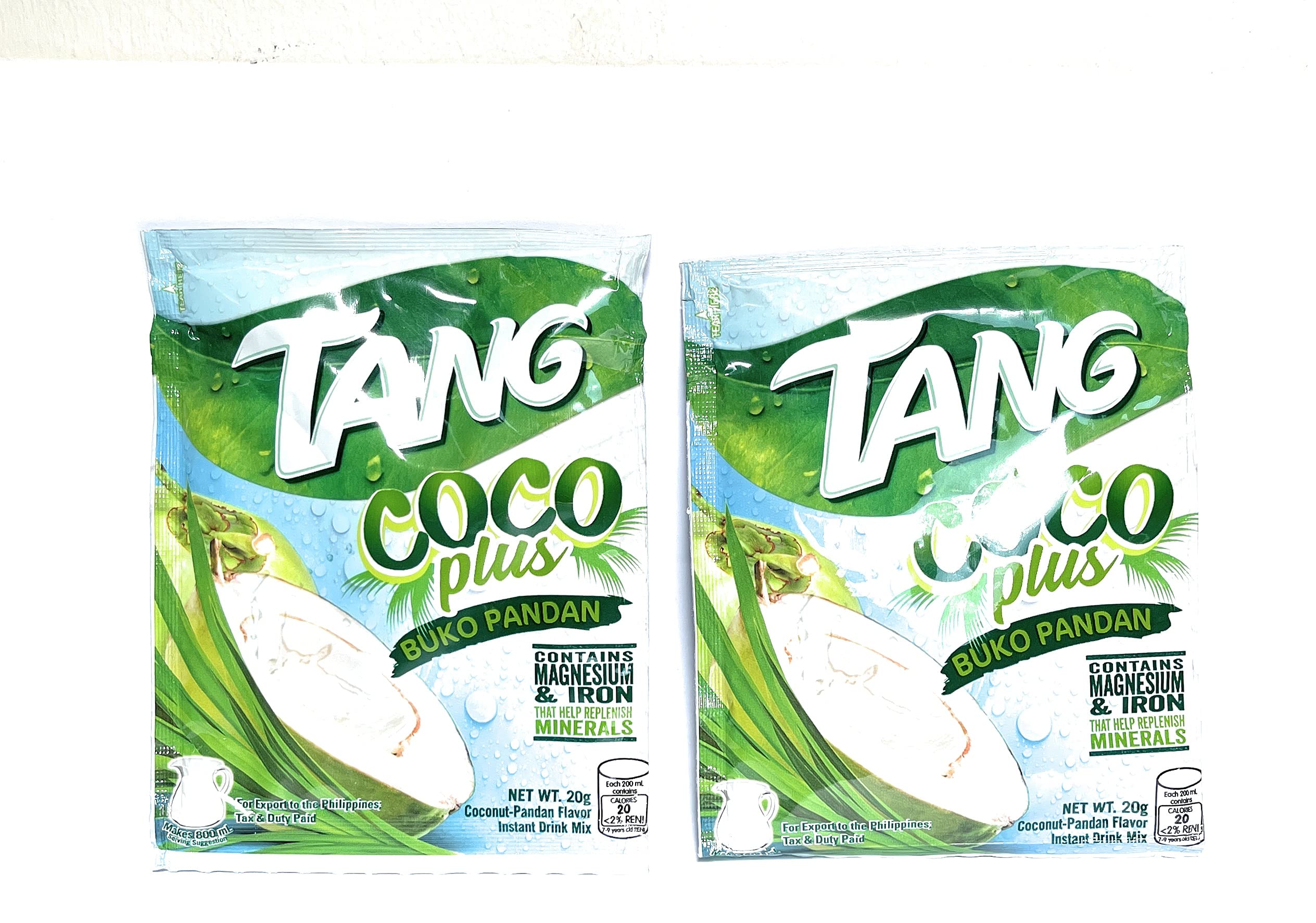 Buy Tang Buko Pandan Juice Powder Drink 2 X 20grams | Product of the ...
