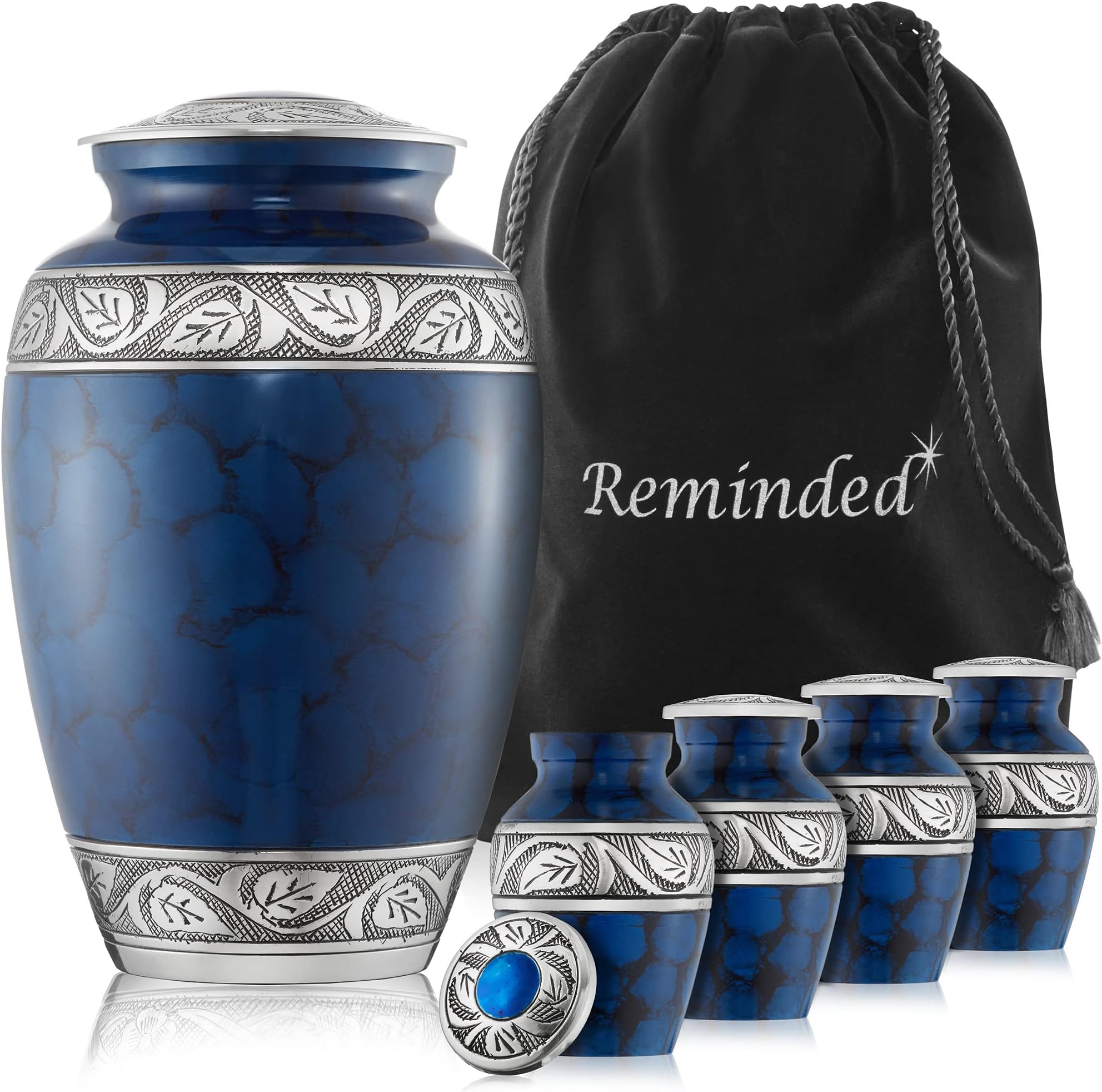 Amazon.com: AmericUrn Funeral & Cremation Keepsake Urns for Human Ashes ...