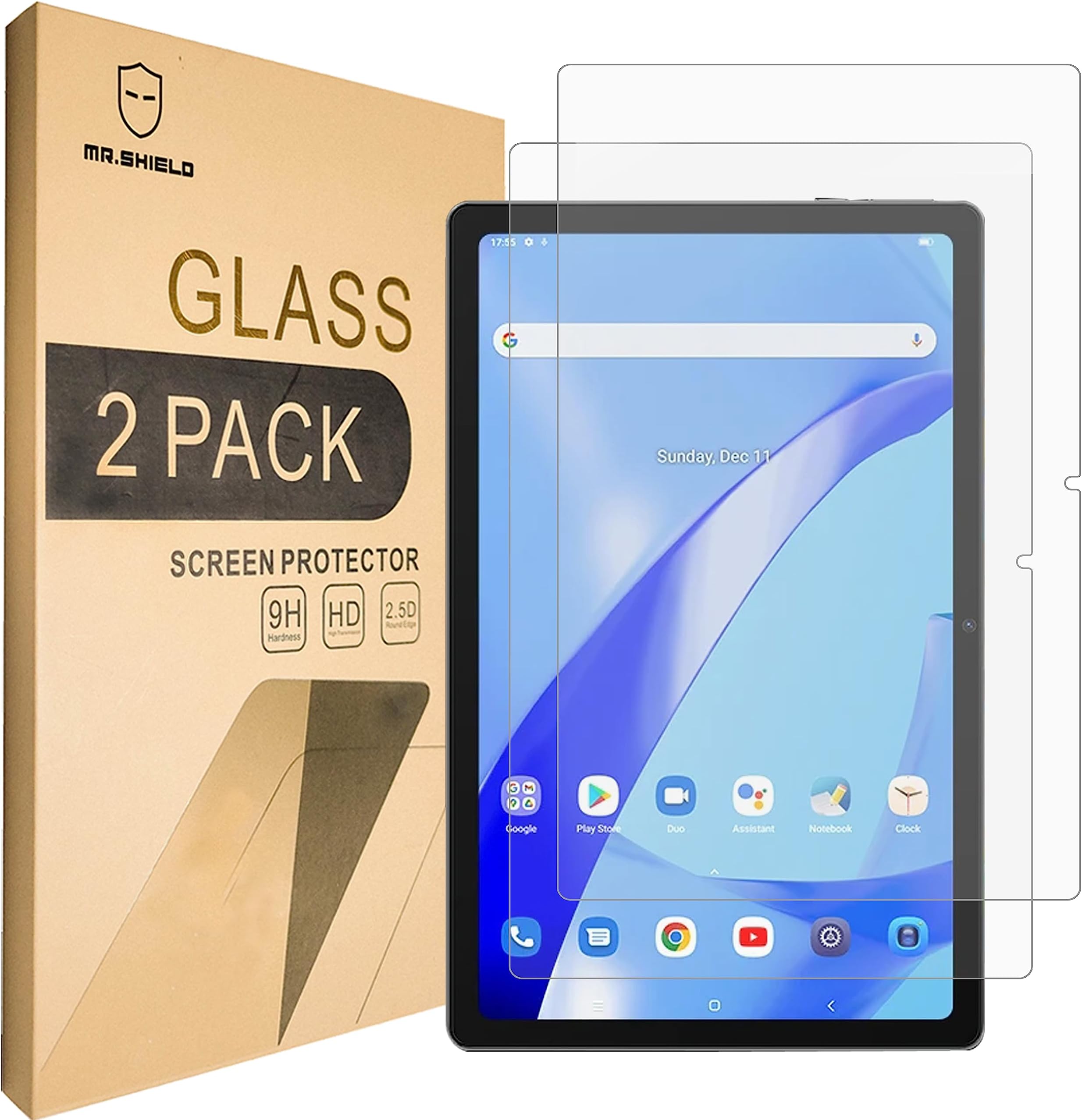 Amazon.com: Mr.Shield [2-PACK] Screen Protector For Blackview Tab 11 ...