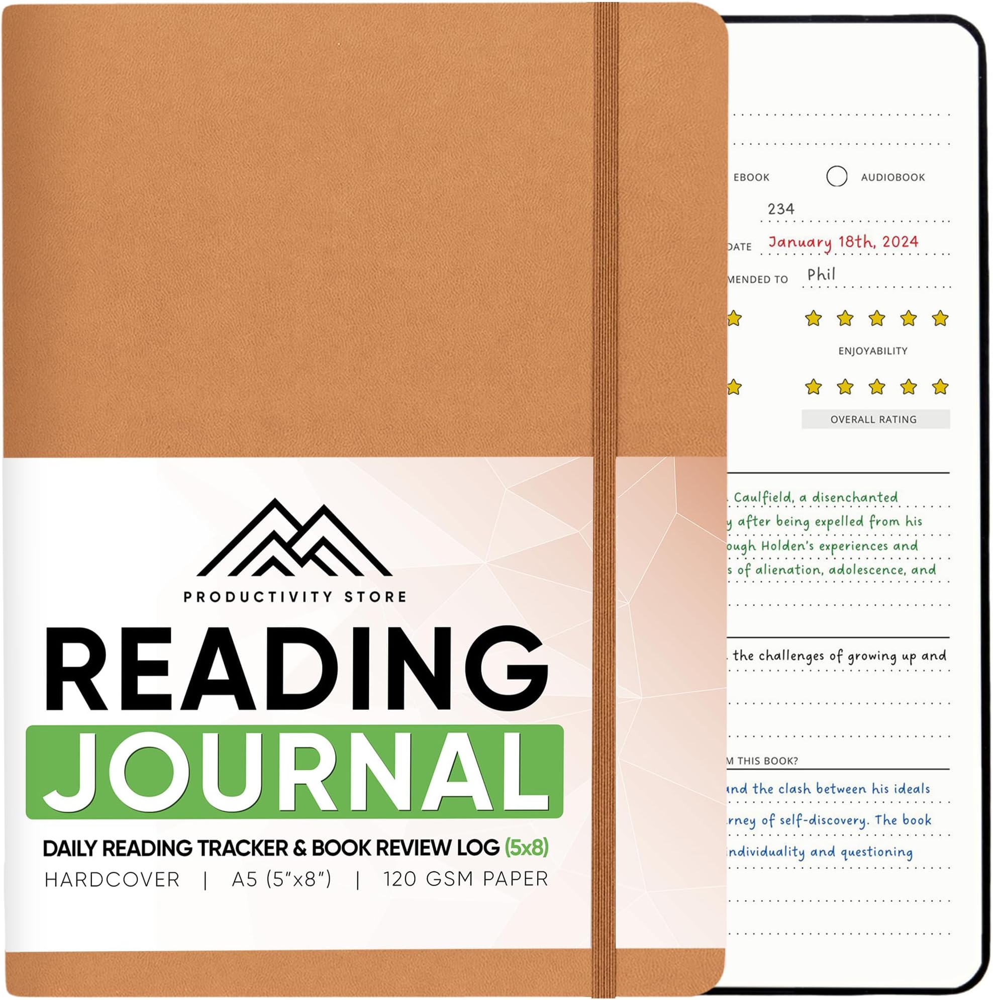 Amazon.com : Clever Fox Reading Journal for Book Lovers – Book Journal ...