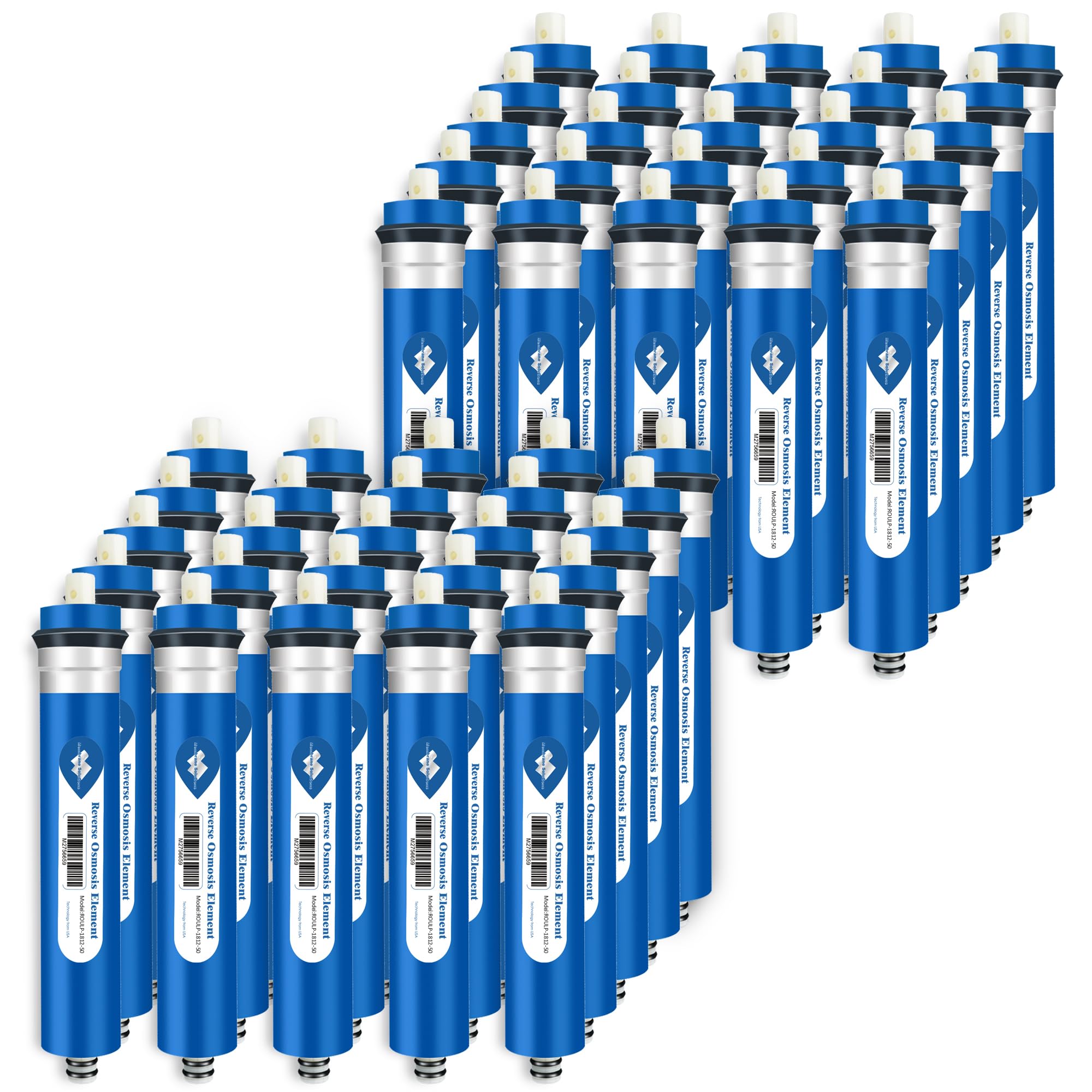 Amazon.com: Membrane Solutions Reverse Osmosis Membrane 50 GPD 11.75"x1 ...