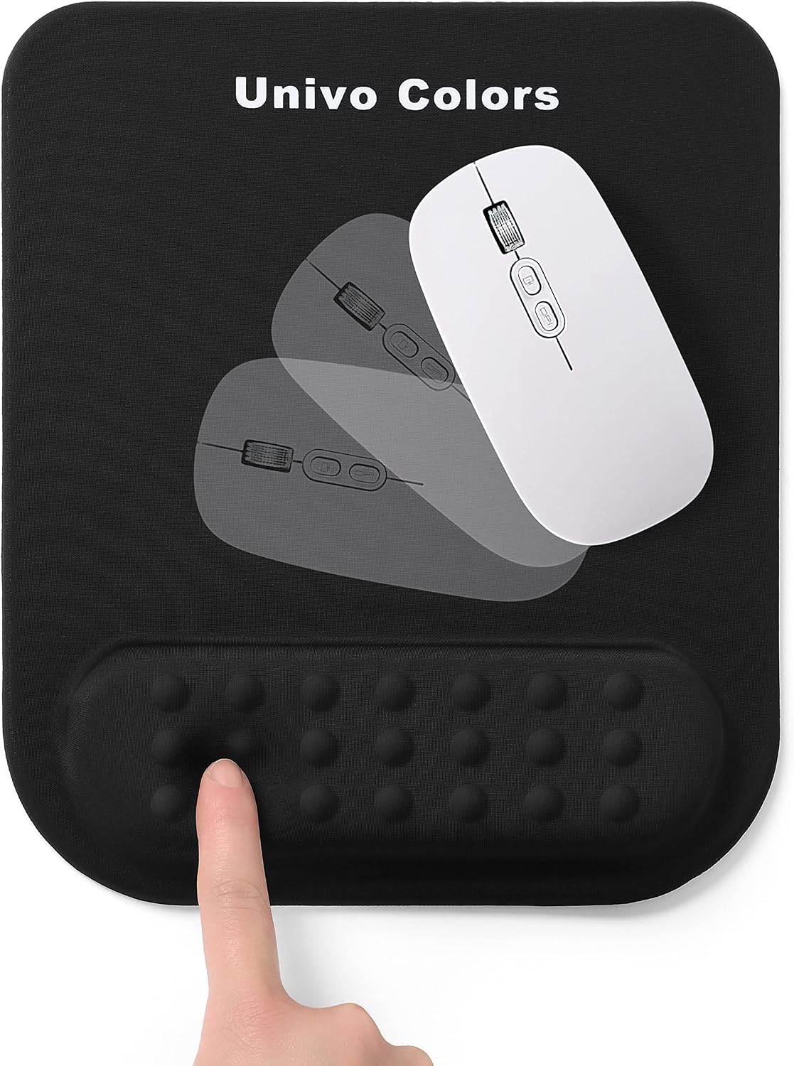 Amazon.com: Univo Colors Superfine Fiber Soft Memory Foam Ergonomic ...