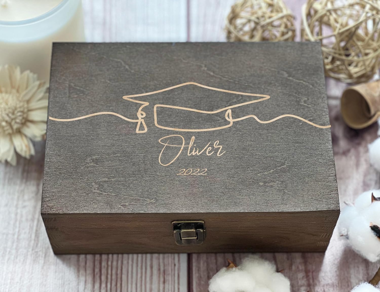 Amazon.com: Custom Graduation Gift Ideas Graduation Box Engravong ...