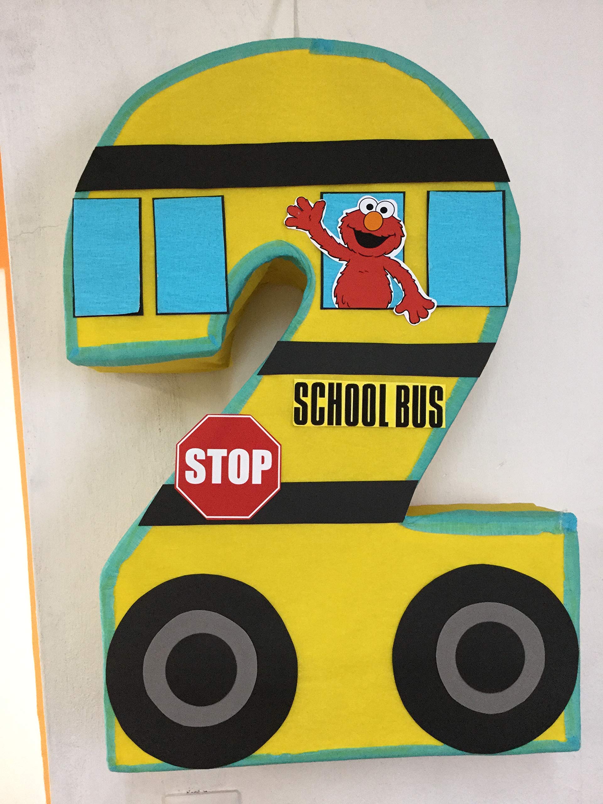 Elmo Number 2 Sesame Street Pinata Elmo Party Theme Sesame | Desertcart ...