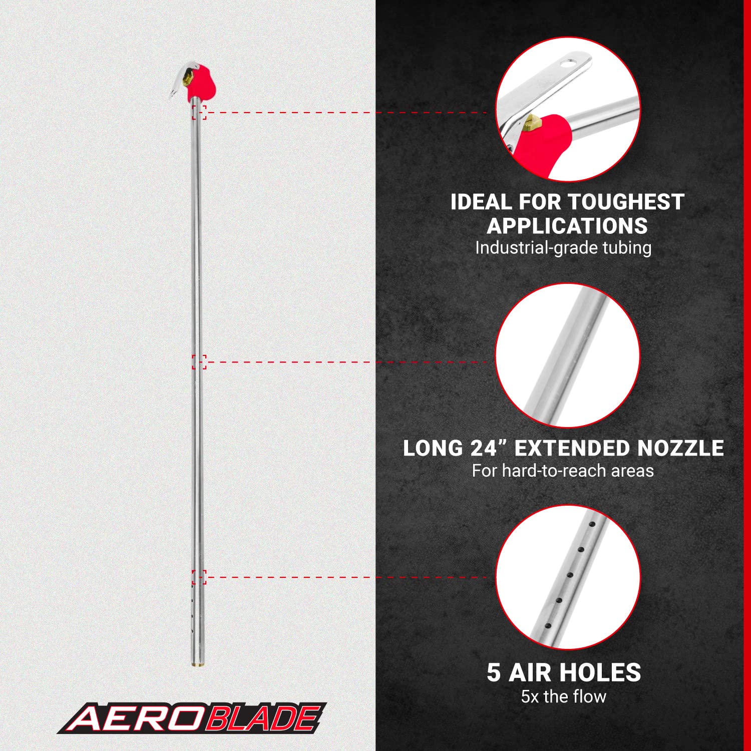 Snapklik.com : Milton AeroBlade 158-AB24 24" Extension Reach Nozzle ...