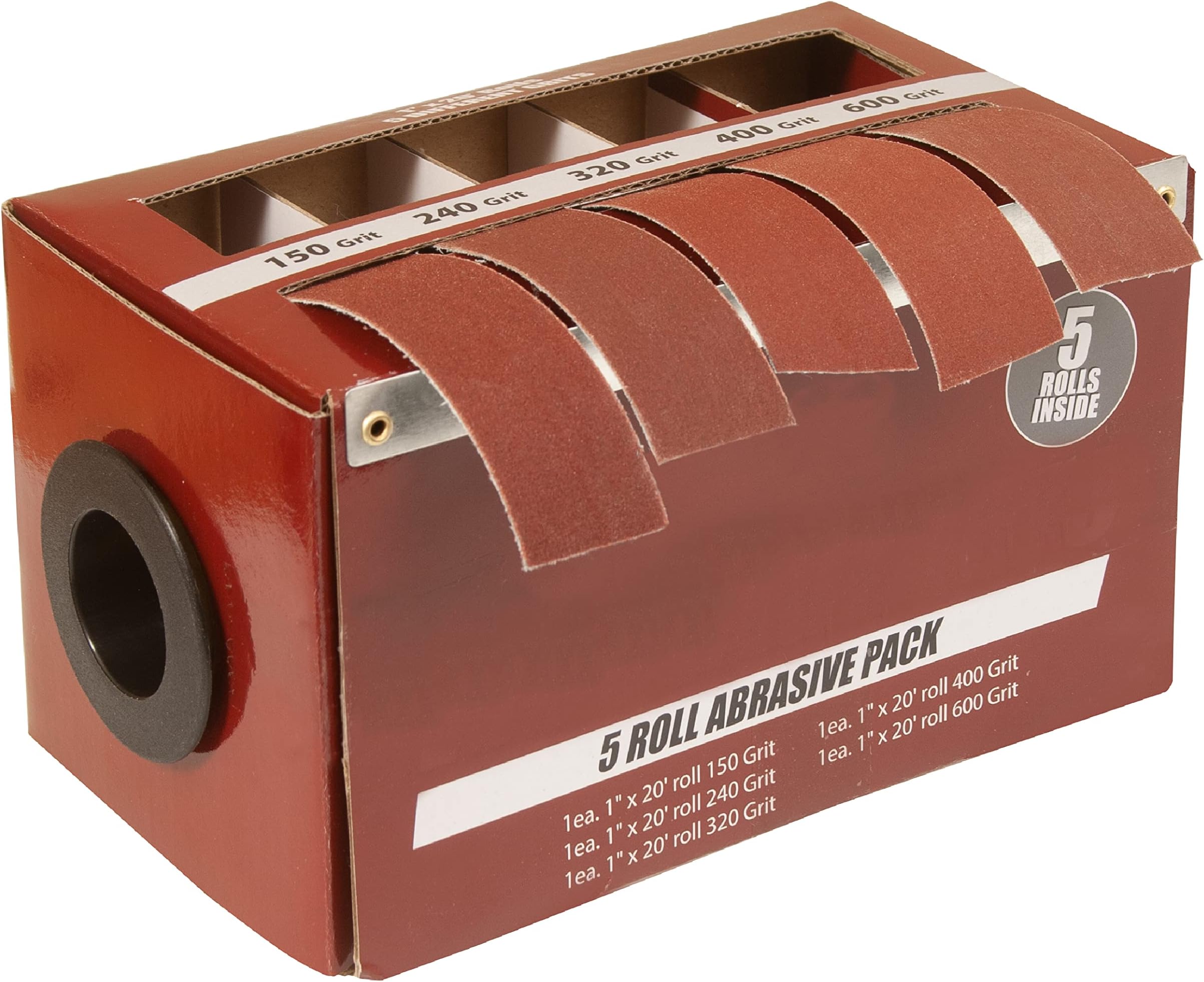 Emery Cloth Roll, 4 Grits Abrasive Sandpaper Rolls Long Abrasive Sand ...