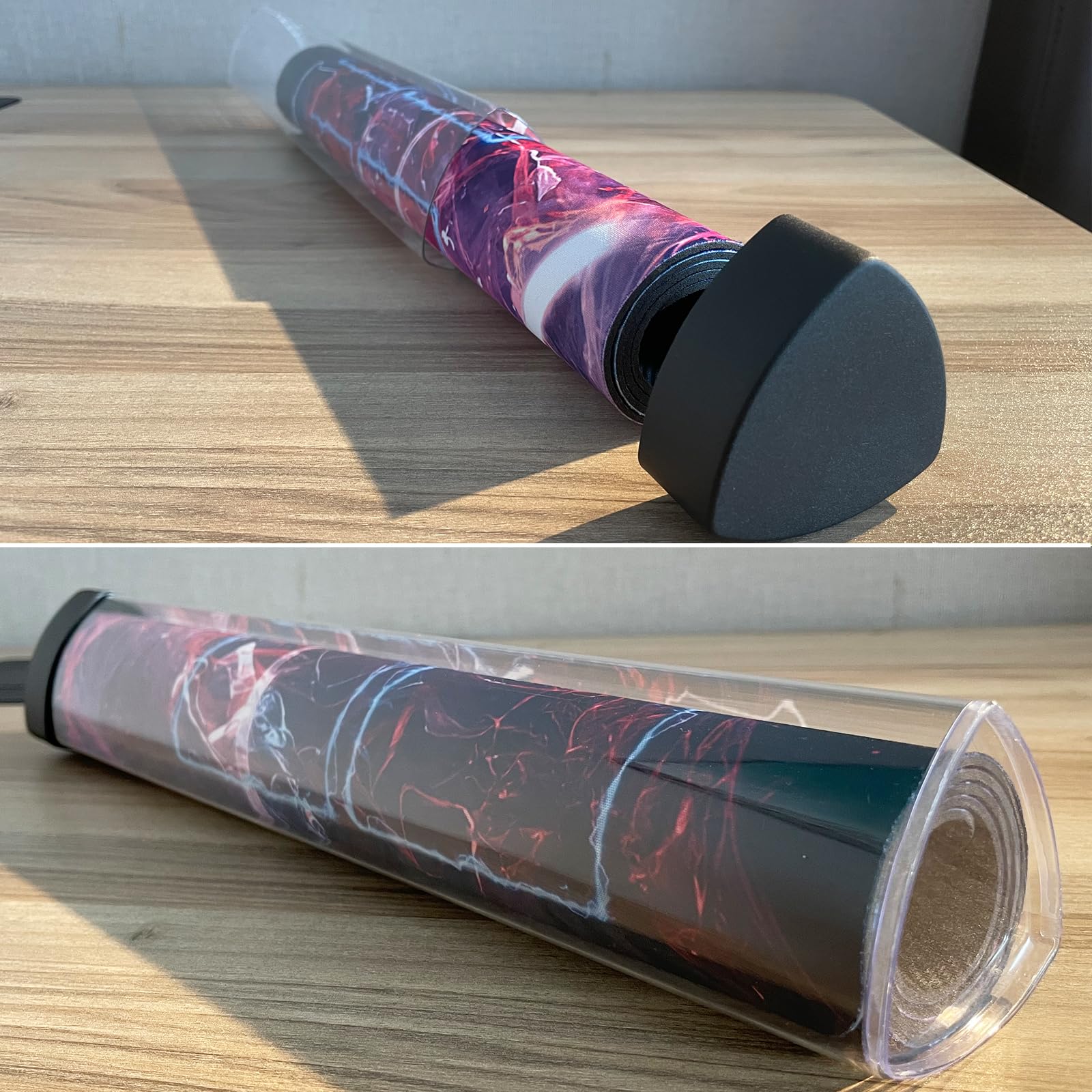 Amazon.com: sabermaster PCS Playmat Tube Prism-Shaped Playmat Tube for ...