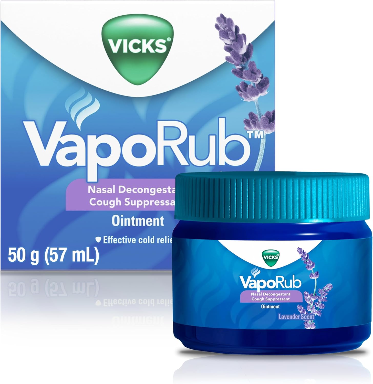 Vicks VapoRub Nasal Decongestant, Cough Suppressant, Relief from Cold ...