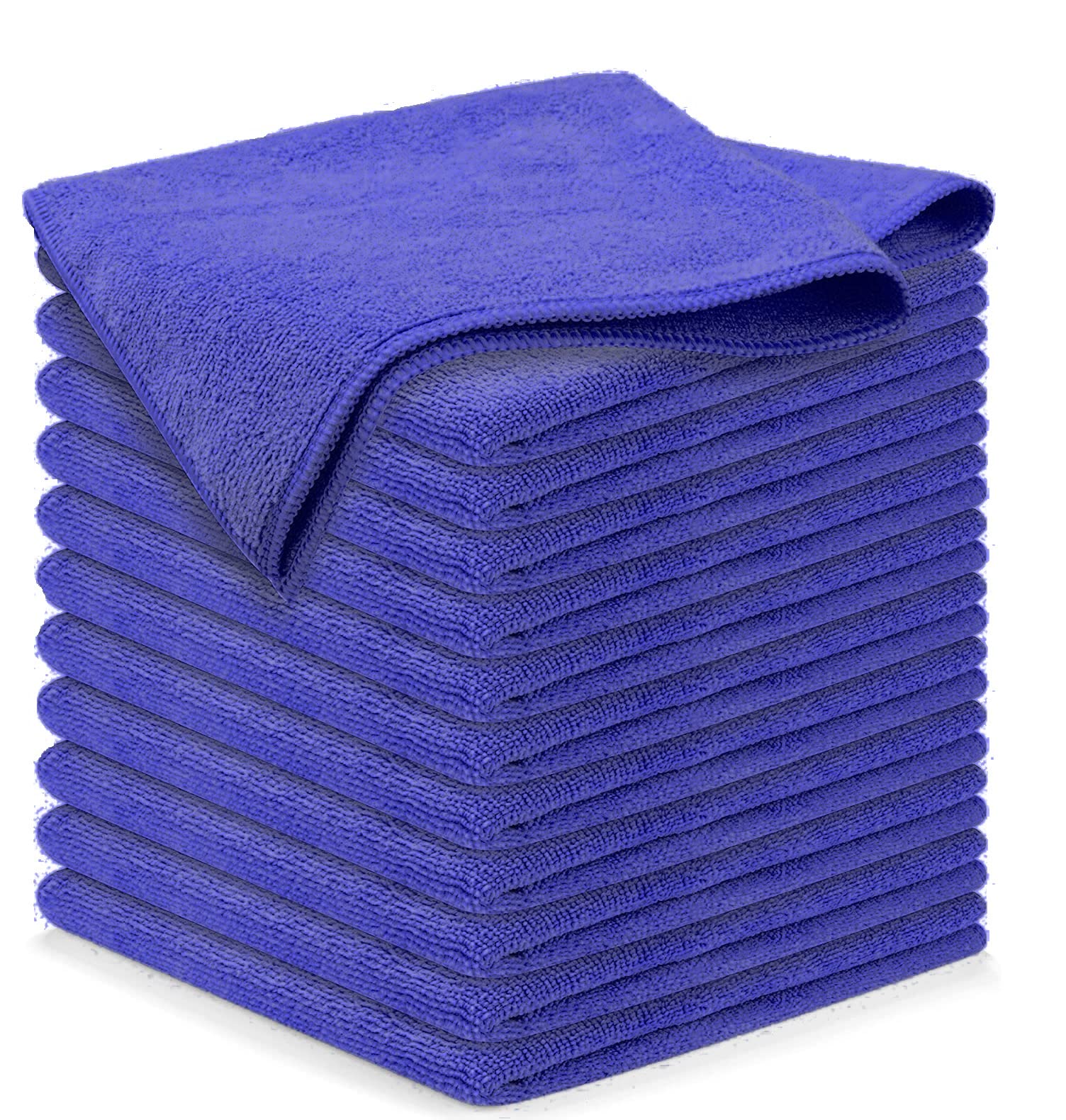 Winberg ® Microfiber Cleaning Cloth Pack of 12, Size: 40 x 40 cm,250 ...