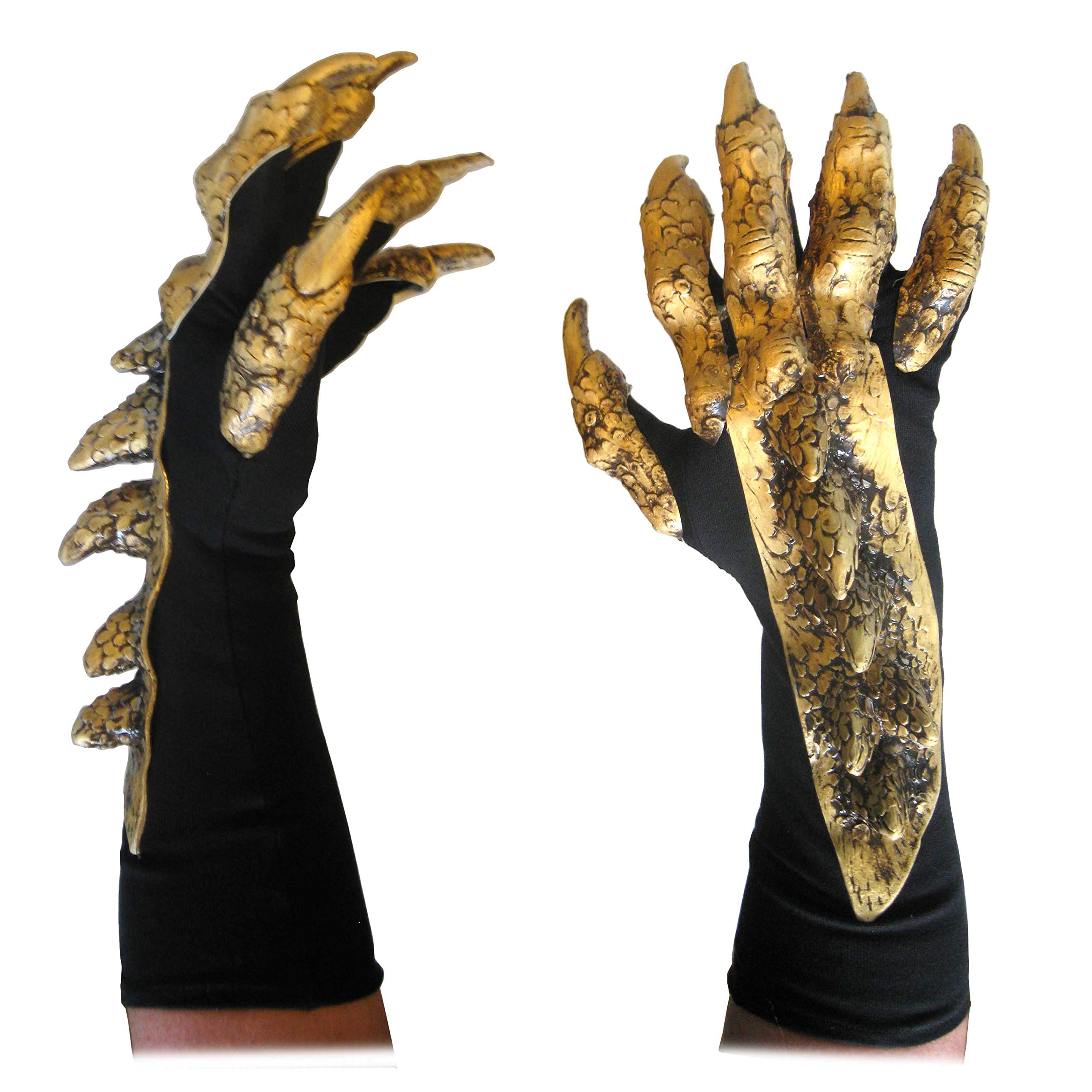 Amazon.com: Golden Dragon Adult Costume Claws Hands Gloves : Clothing ...