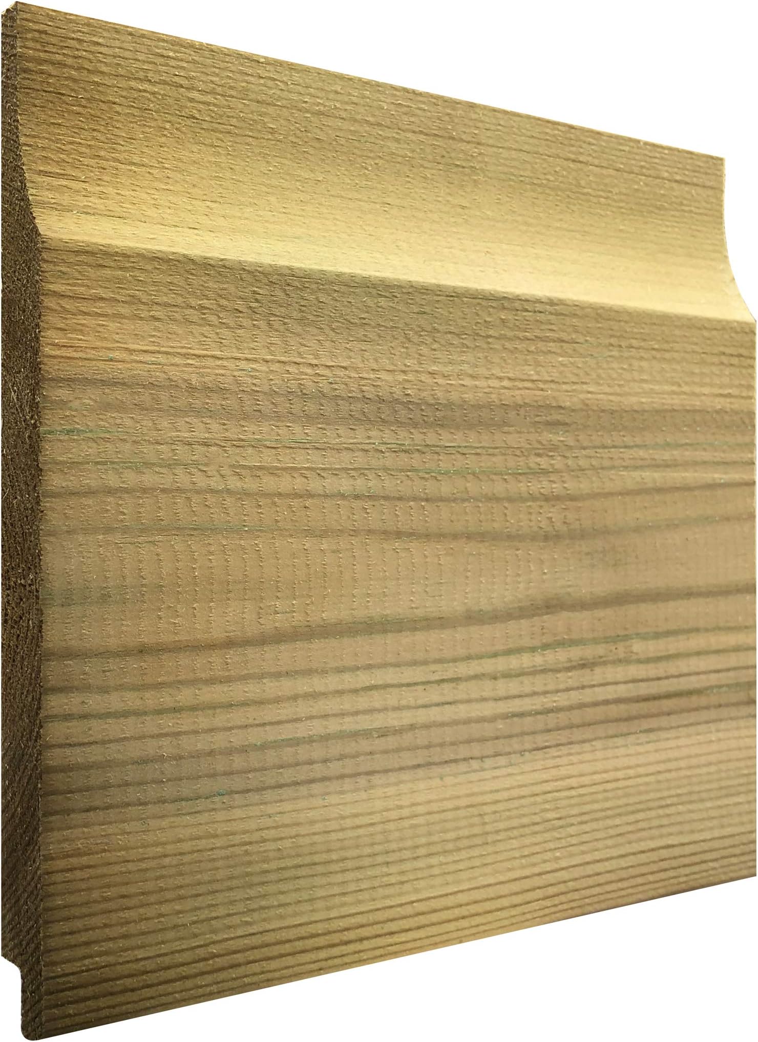 150mm x 15mm Thick Treated Wooden Shiplap Cladding Boards 3.0m (50 ...