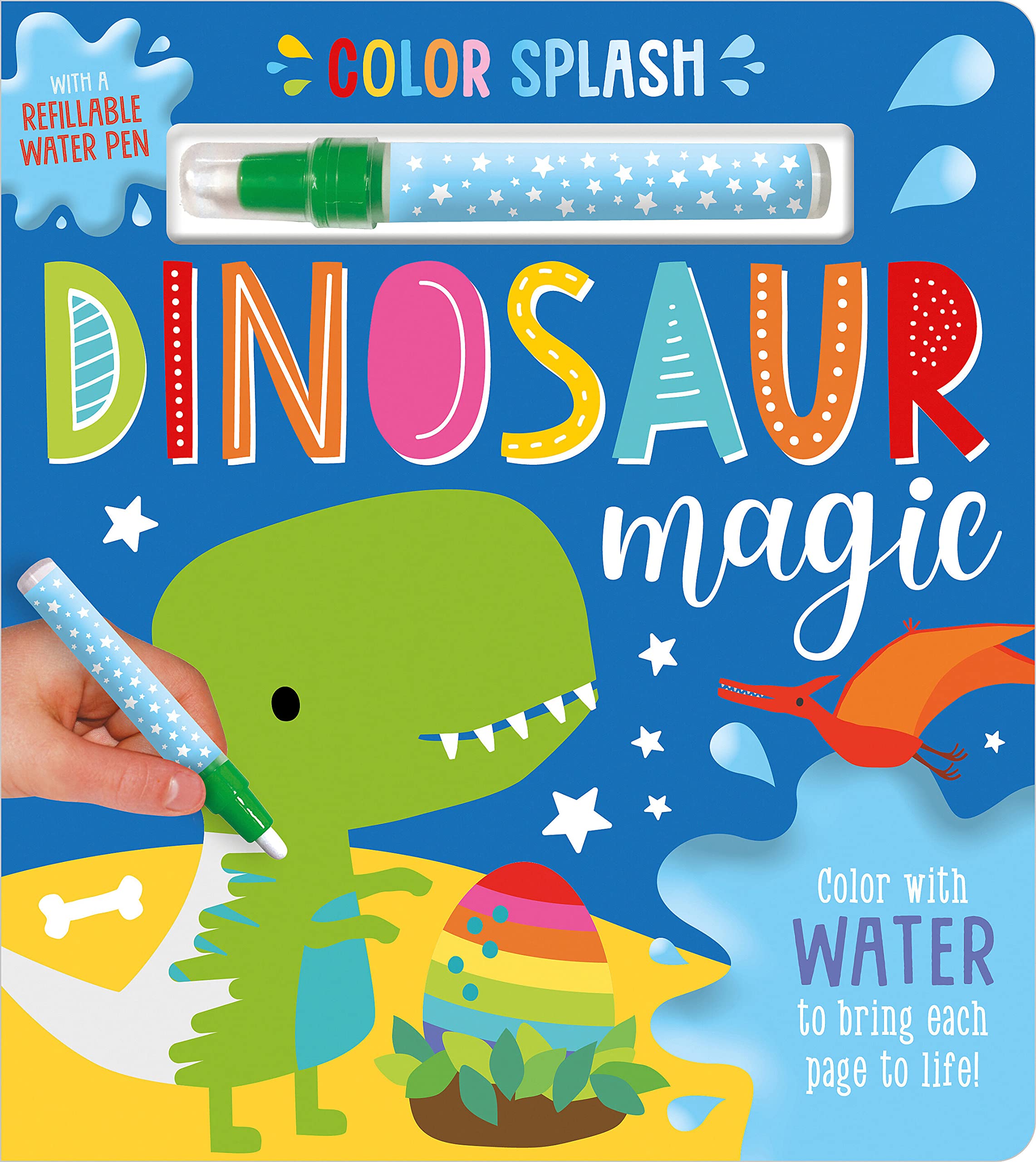 Color Splash Dinosaur Magic: Machell, Dawn: 9781800585850: Amazon.com ...