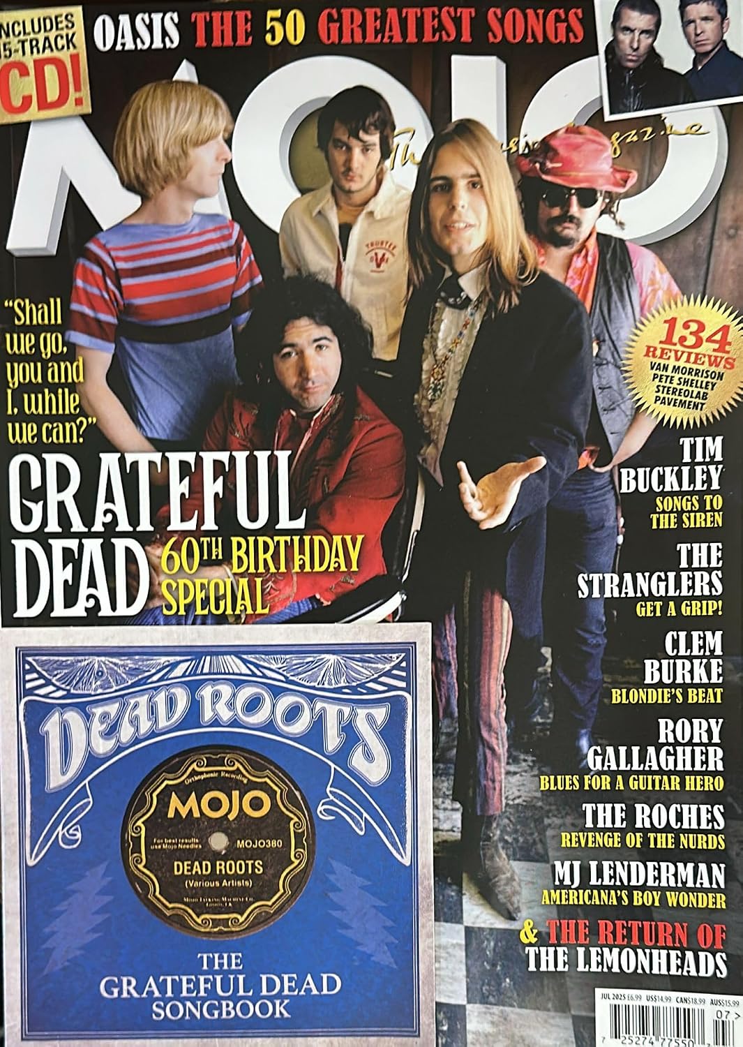 Mojo Uk Magazine July 2025 The Grateful Dead Songbook: Mojo Songbook ...