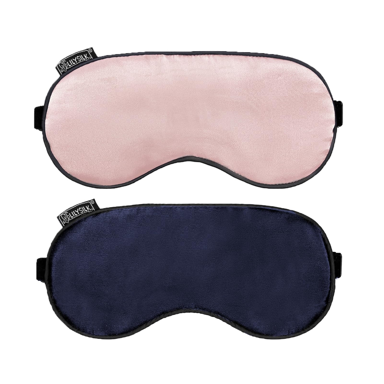 Amazon.com: LILYSILK 100% Silk Sleep Mask-Blindfold with Elastic Strap ...