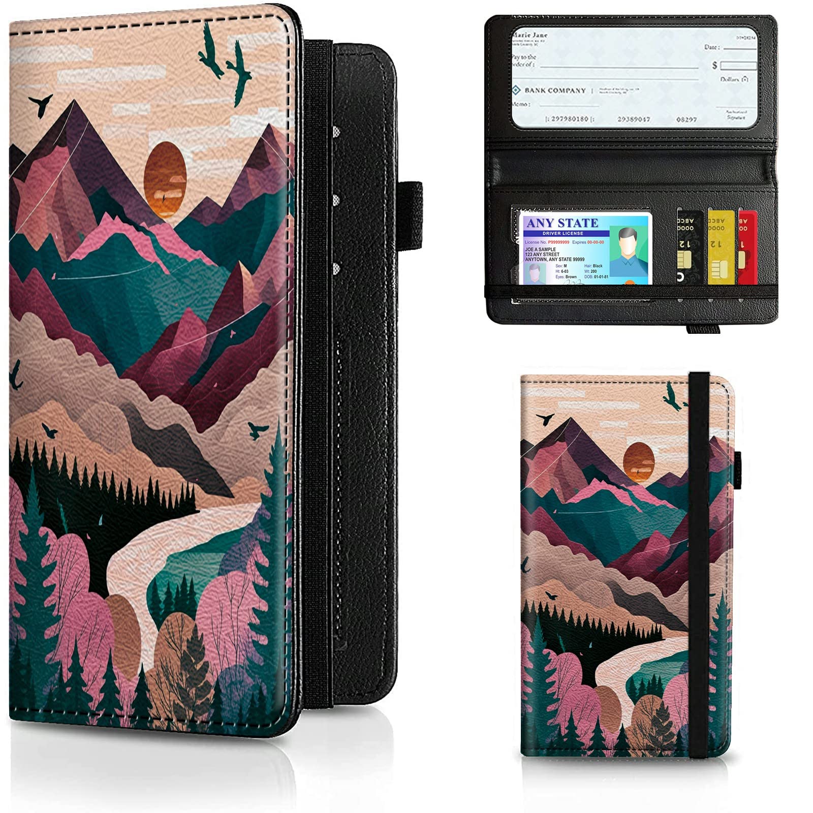 Amazon.com: BREIDMKFM Checkbook Covers for Men and Women, Leather RFID ...