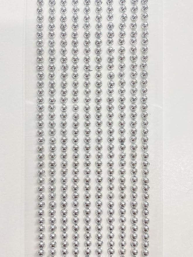 Amazon.com: 500 x Self Adhesive Pearls Gems 3mm Mini Flat Backed Round ...
