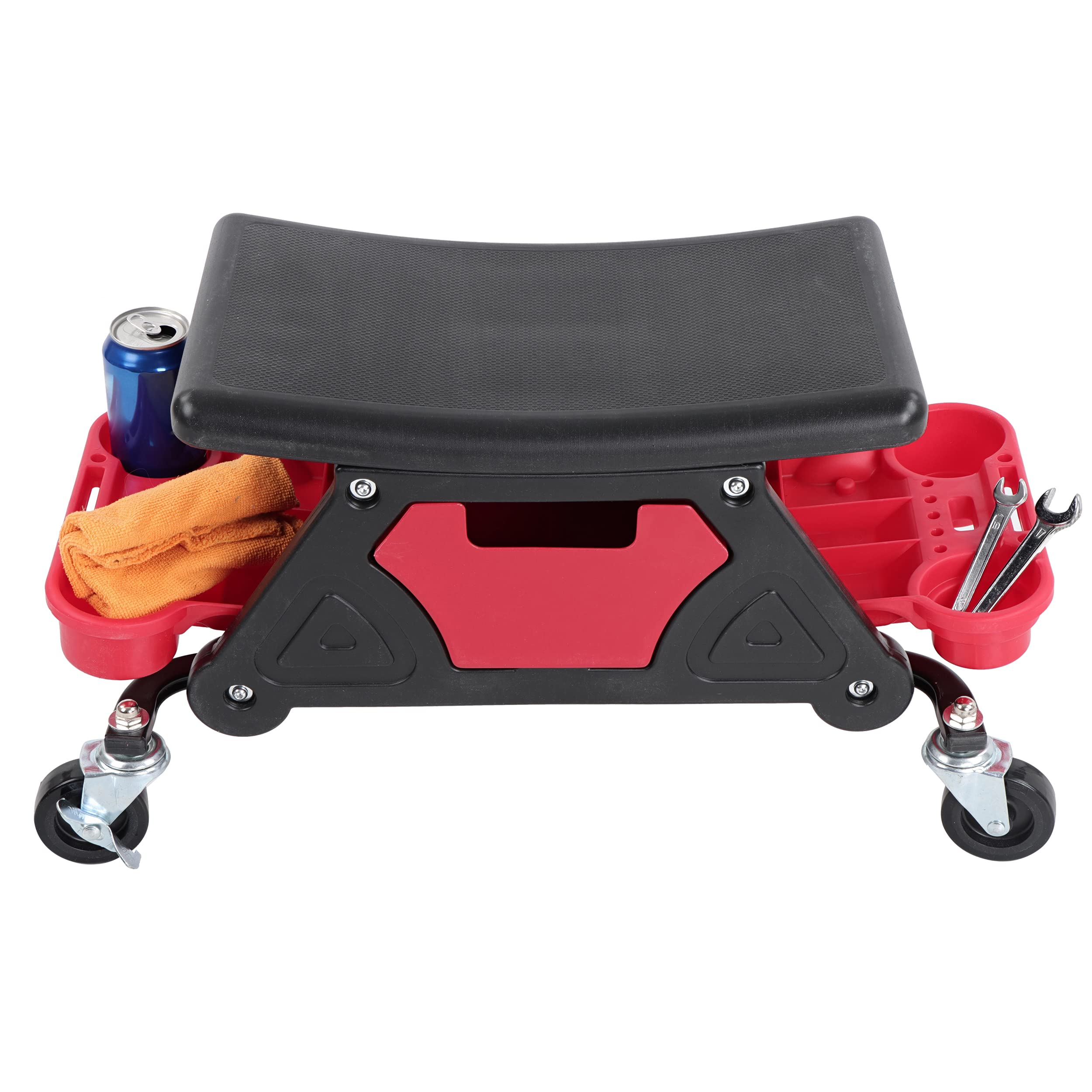 Buy ABN Mechanic Stool with Wheels - 250lb Capacity Garage Creeper ...