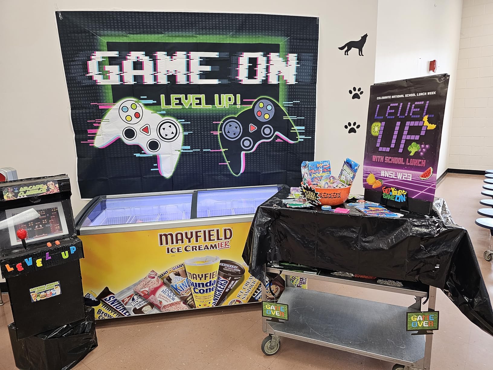 Amazon.com : Sensfun Video Game Backdrop Supplies Level Up Boys Gaming ...