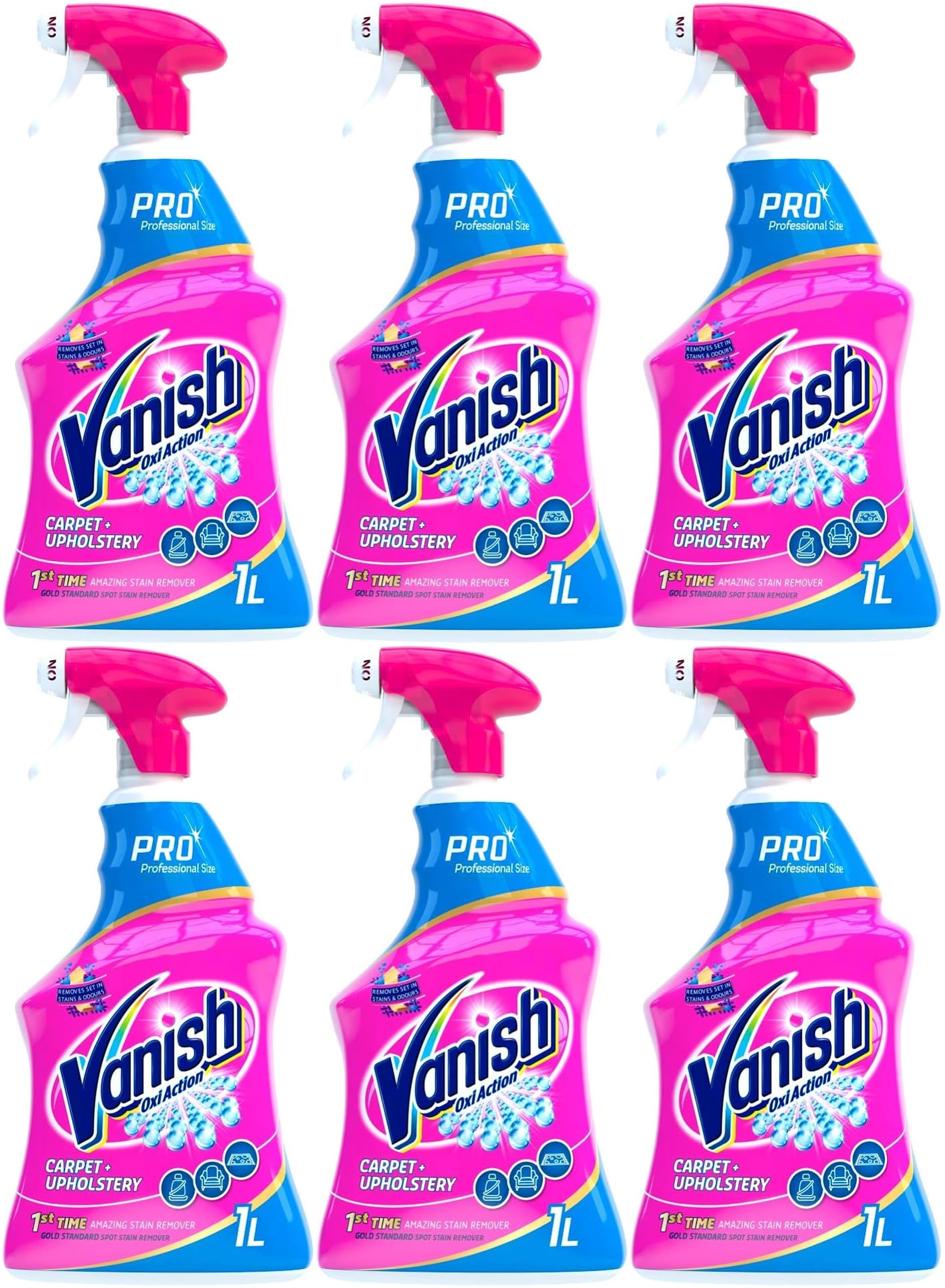 Vanish Professional Oxi Action Carpet and Upholstery Stain Remover ...