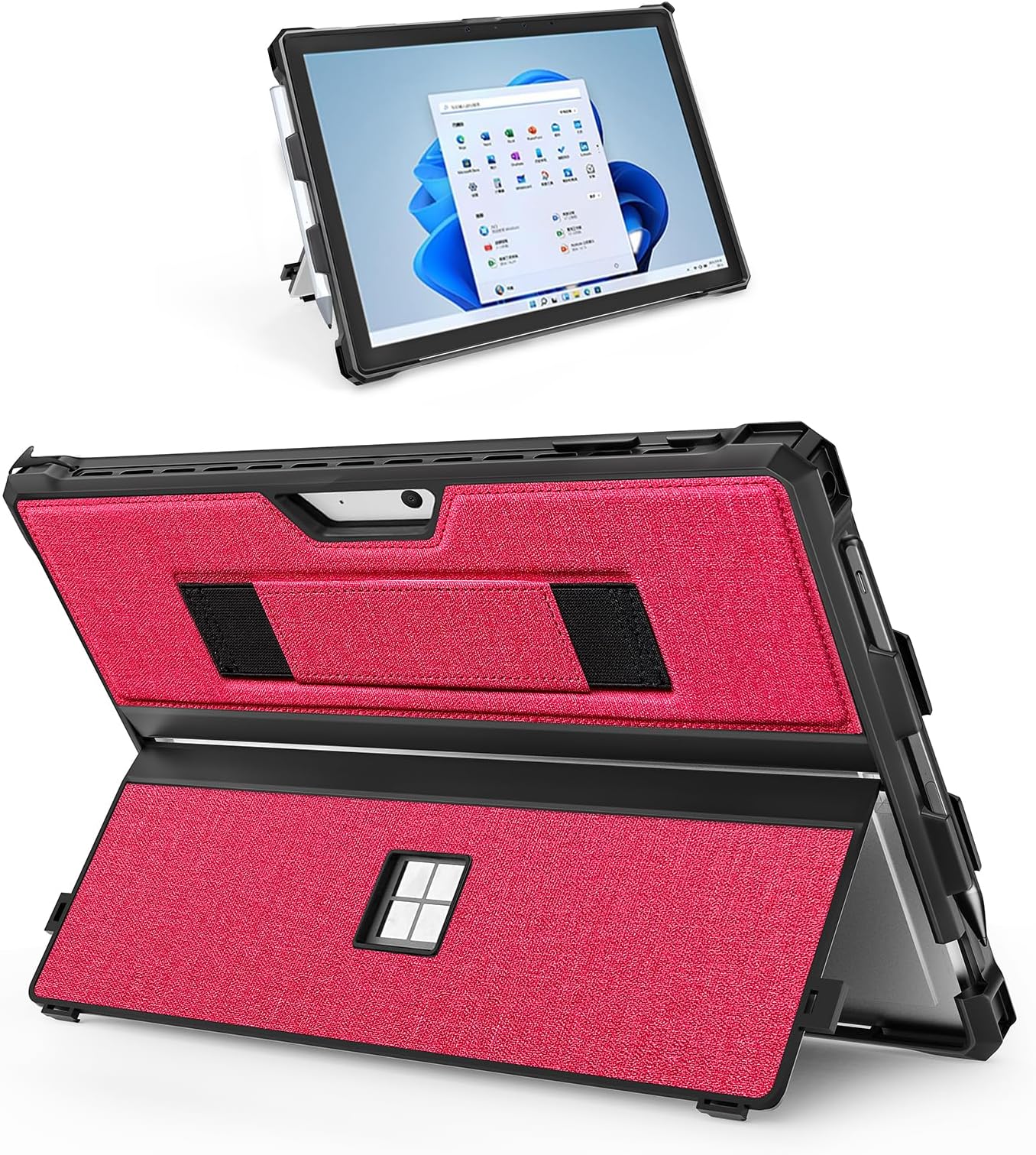 Amazon.com: Case for 12.3" Microsoft Surface Pro 7+/7/6/5/4 Protective ...