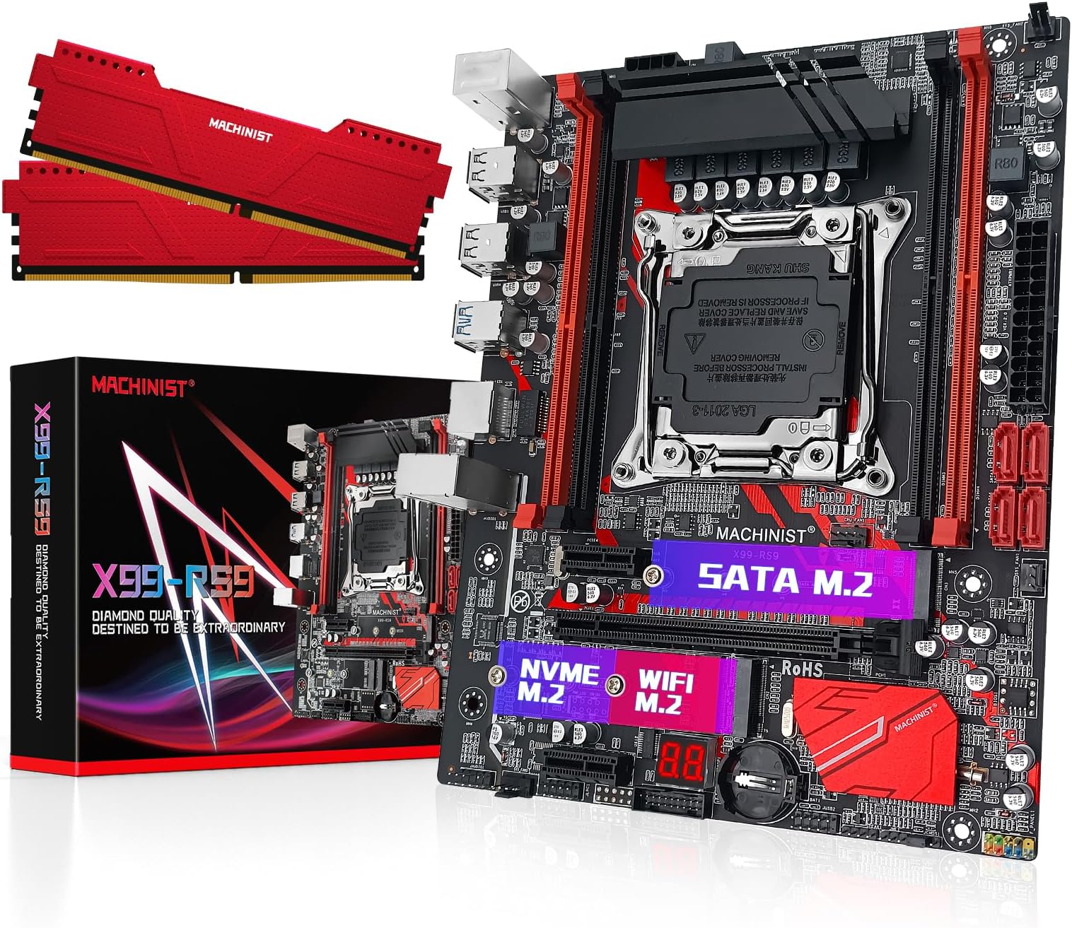 Amazon.com: Asus X99-PRO/USB 3.1 Motherboard, Intel Socket 2011-v3 Core ...
