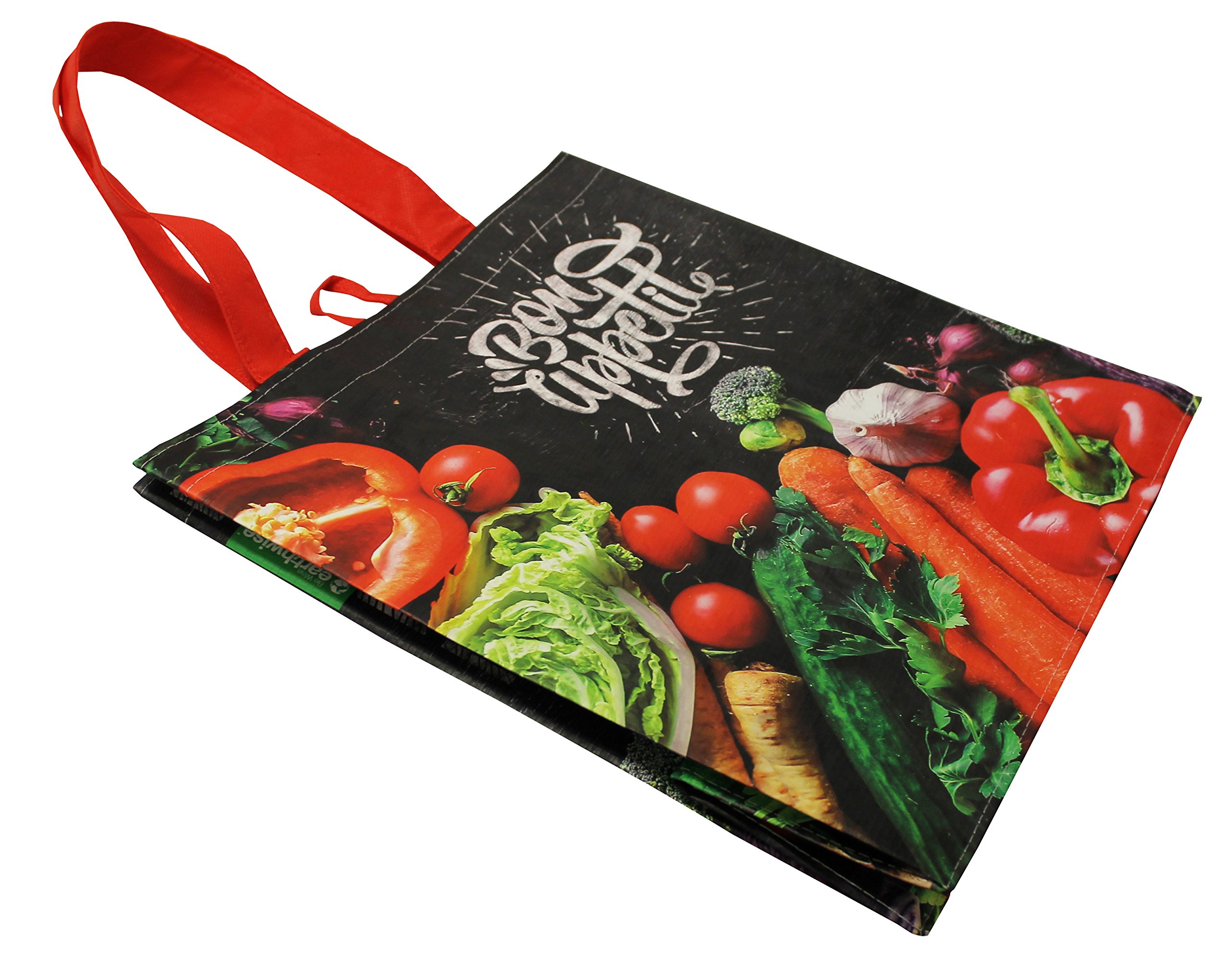Snapklik.com : Earthwise Reusable Grocery Shopping Bags Extremely ...