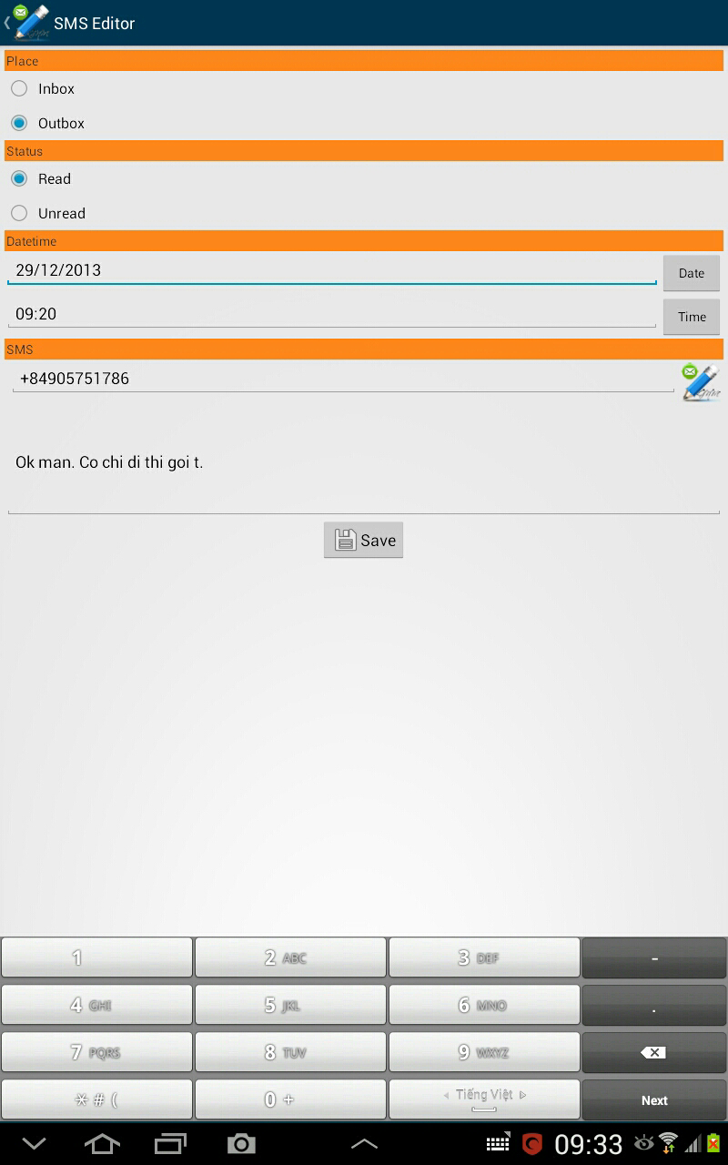 SMS Editor - App on Amazon Appstore