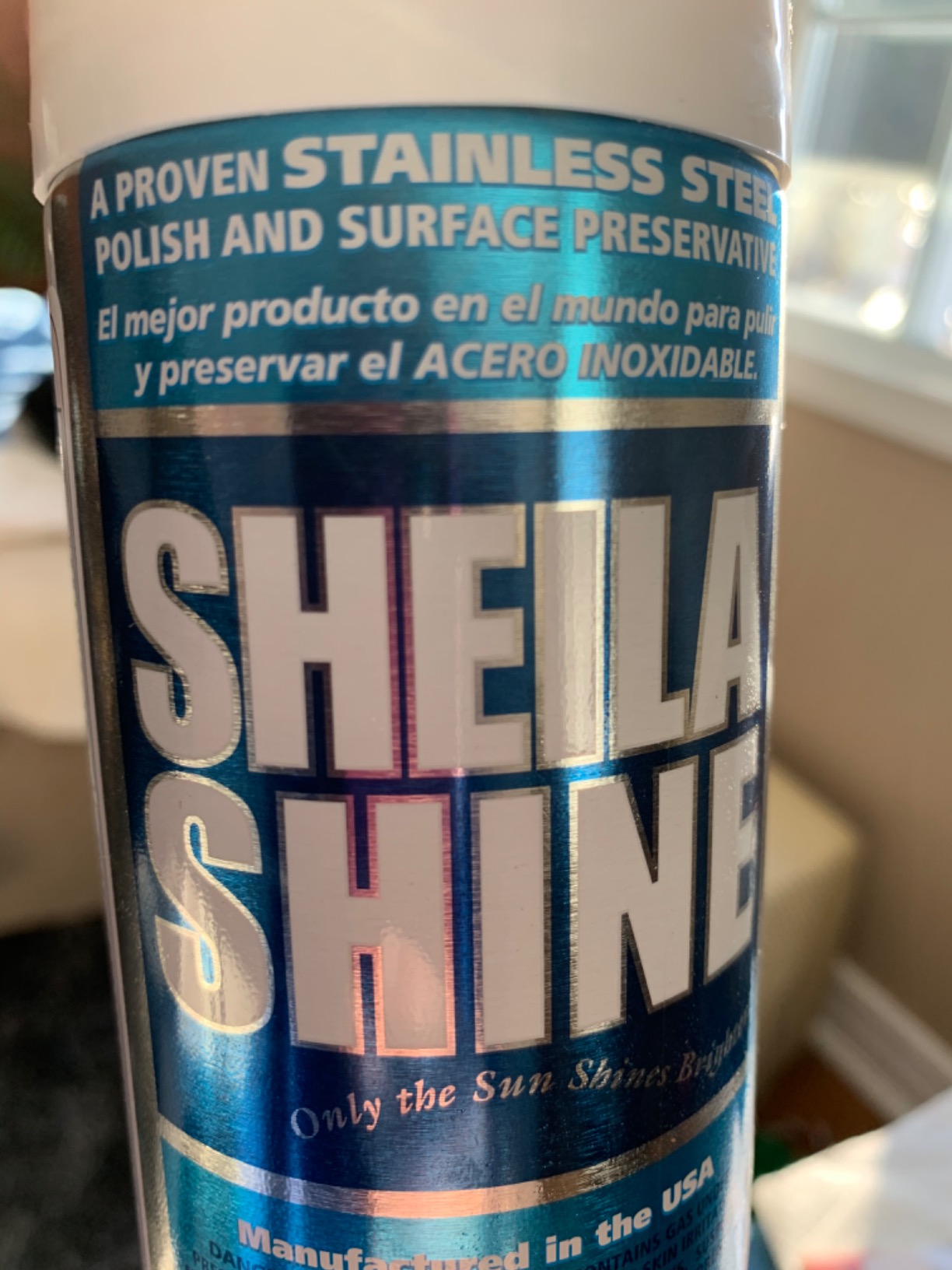 Sheila Shine 461216 Stainless Steel Cleaner and Polish, 10 oz. : Amazon ...