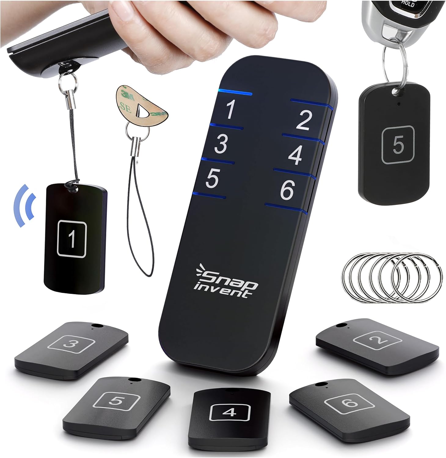 Key Finder Tag Trackers & Retriever - Beeper Locators to Find TV Remote ...