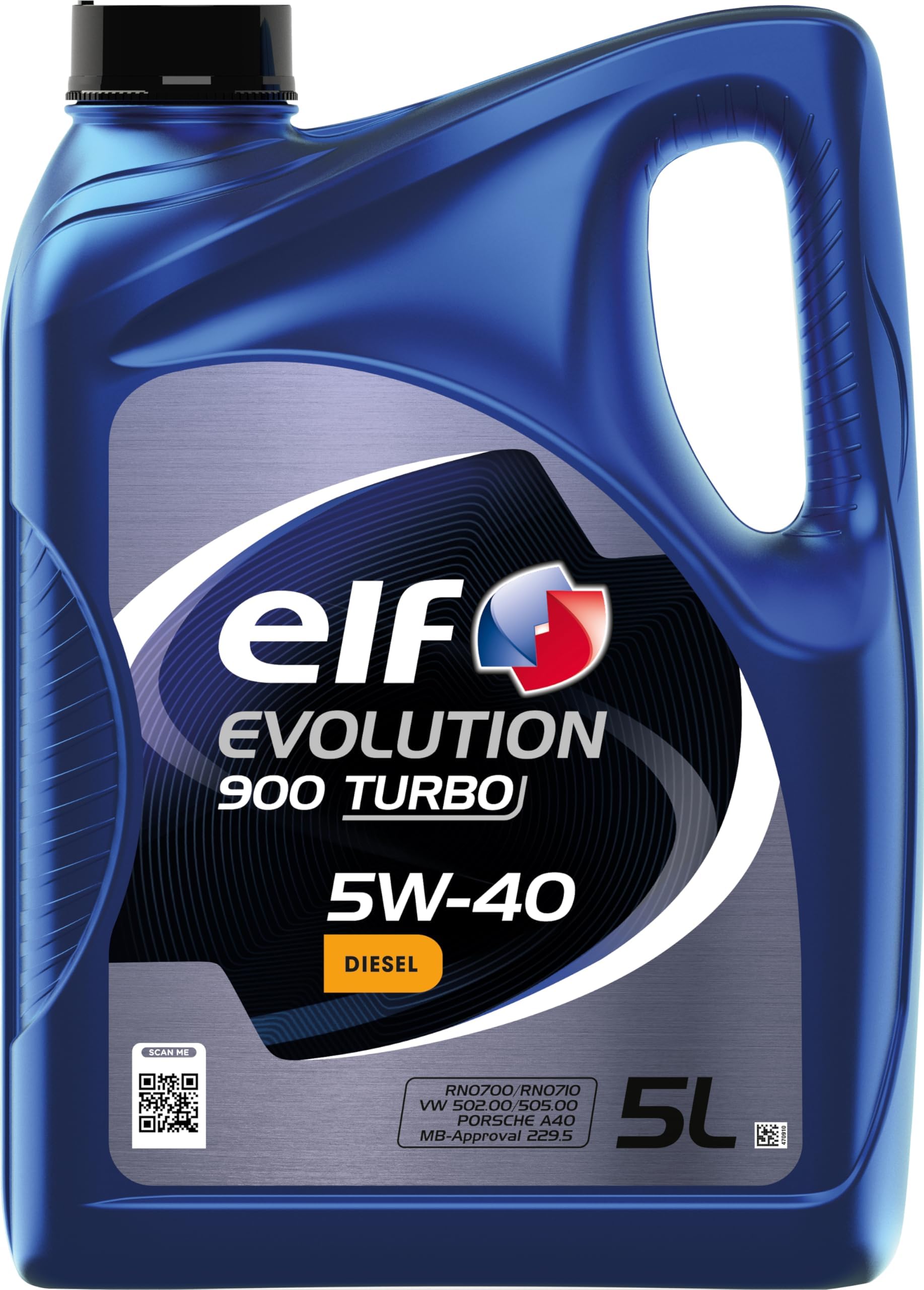 Amazon.fr : ELF EVOLUTION 900 TURBO 5W-40, Huile moteur Diesel, 5 litres