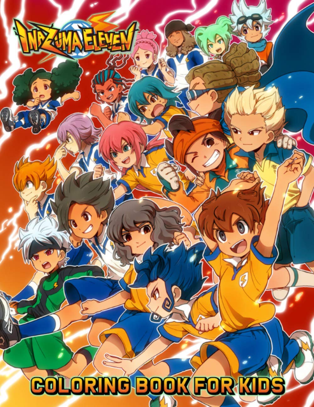 Buy Inazuma Eleven Coloring Book For Kids: Fun Coloring Pages Featuring ...