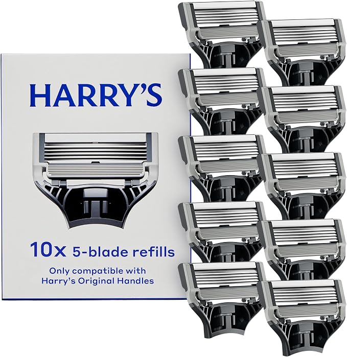 Harry's Original Blades - Men's Razor Refill Pack for Smooth Shaving ...