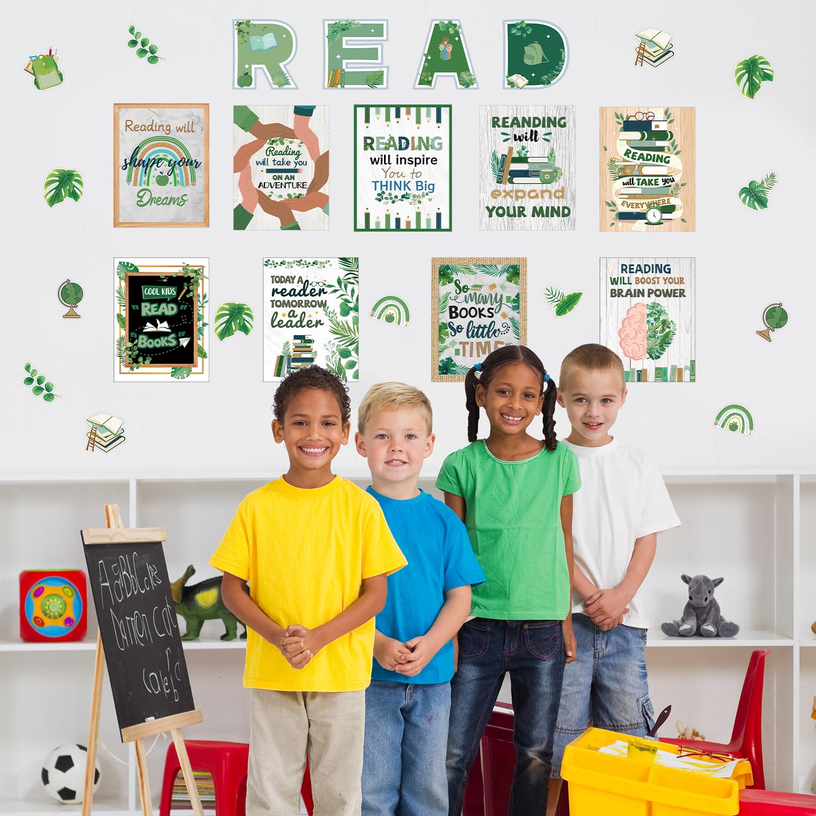 High School English Classroom Decor Sinload 10 Pcs Reading Bulletin ...