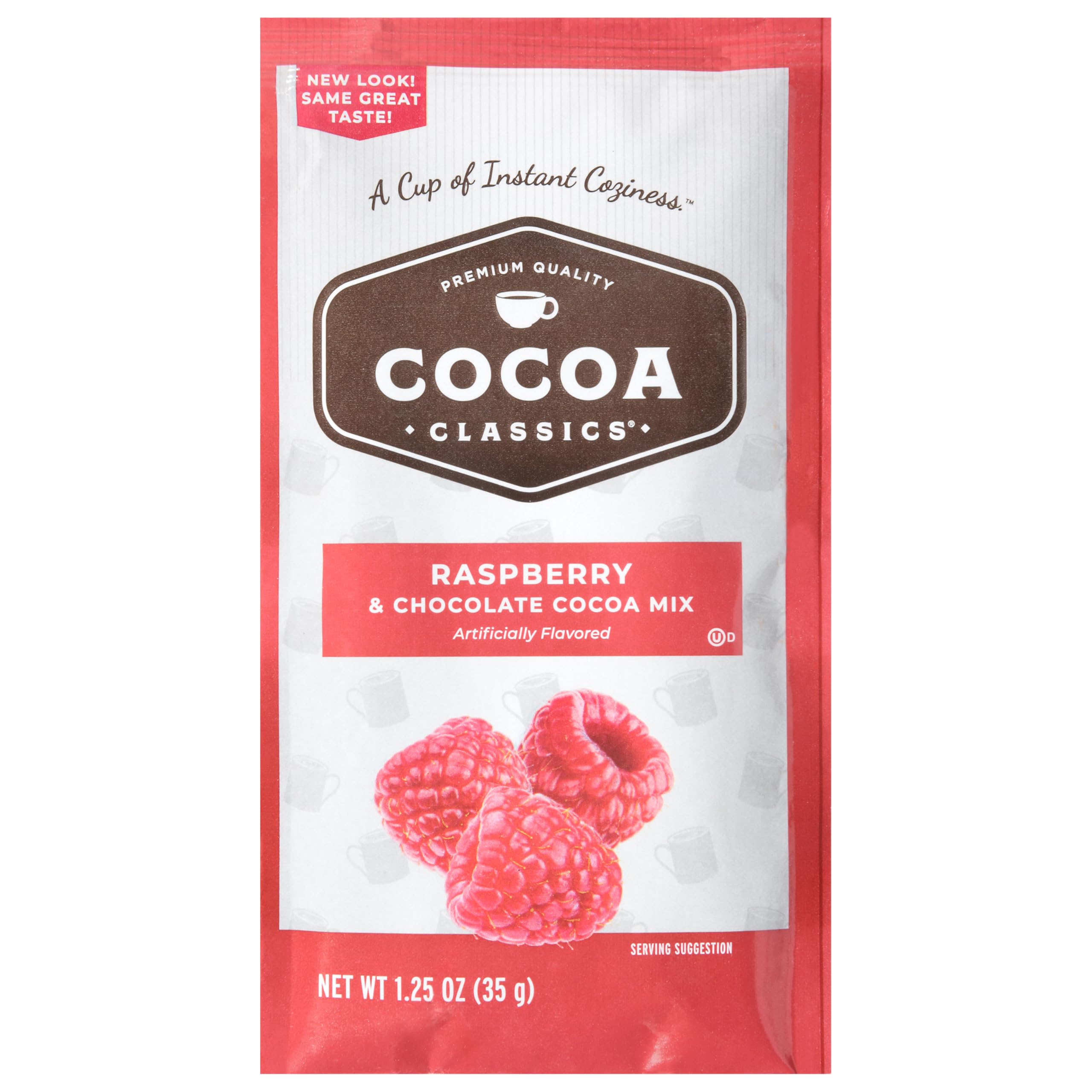 Amazon.com : Cocoa Classics, Cocoa Mix Raspberry & Chocolate, 1.25 ...