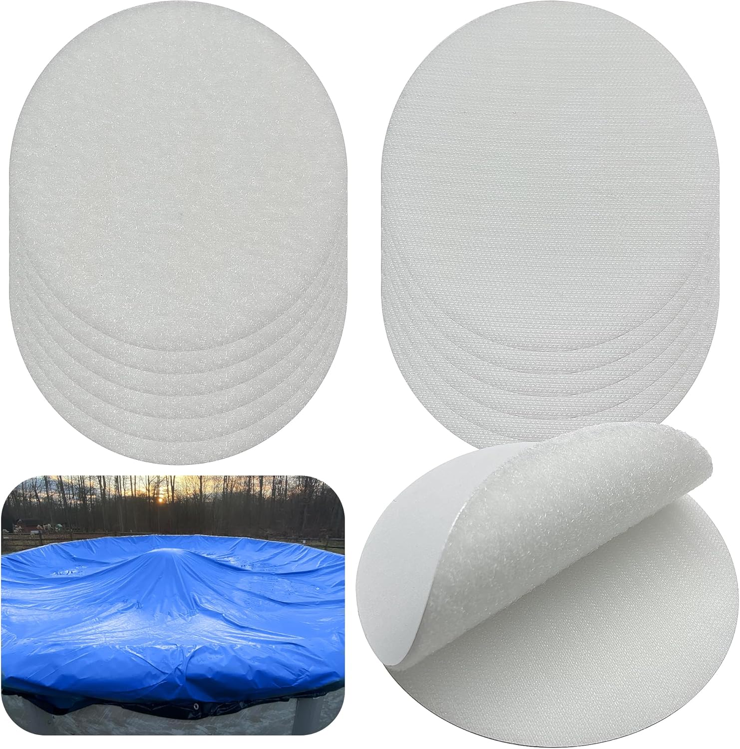 Amazon.com : Adnee 3 Set 5'' Larger Pool Pillow Connector, Adhensive ...