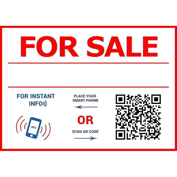 Buy Sell Your Things - QR Code and NFC Tag - Easily Programmable - One ...