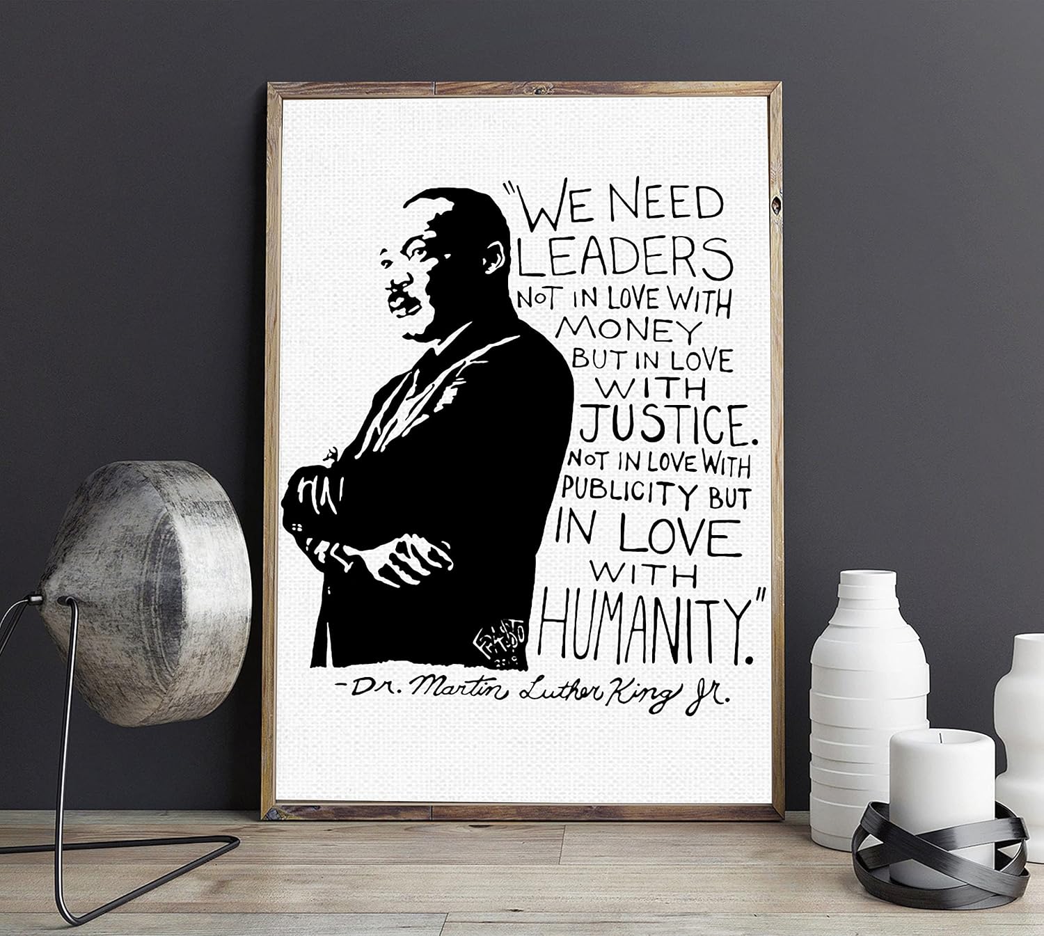 Amazon.com: Retro Metal Tin Sign 5.5 X 8 Inches We Need Leaders Not in ...