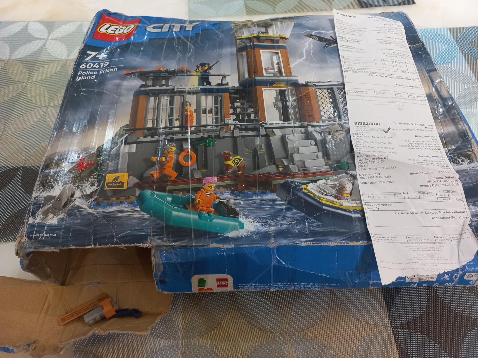 LEGO City Police Prison Island Toy Building Set for Ages 7 and up 60419 ...