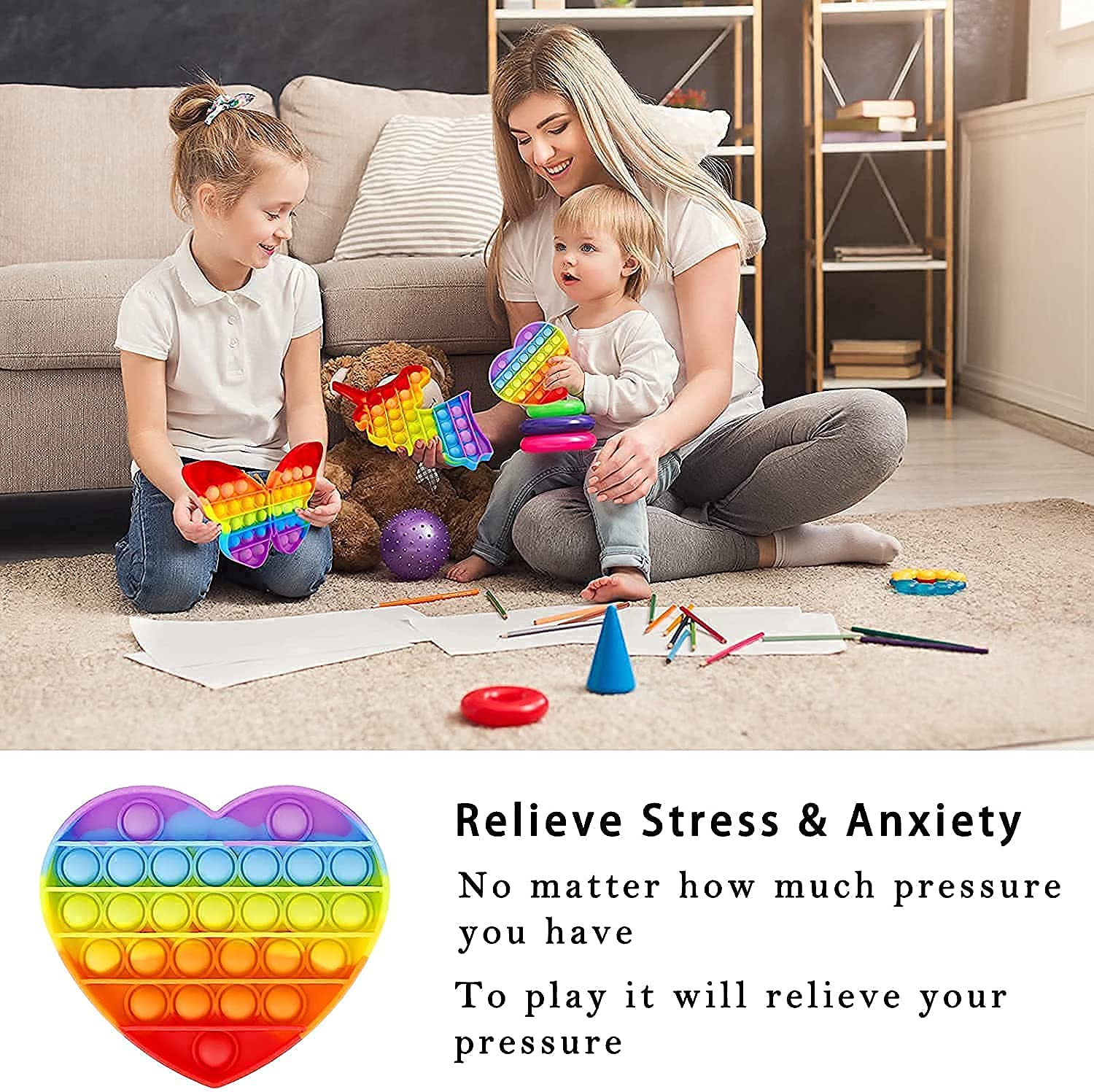 Buy THIU pop it Fidget Toys, pop it Fidget Toy Set pop its Fidget Toys ...