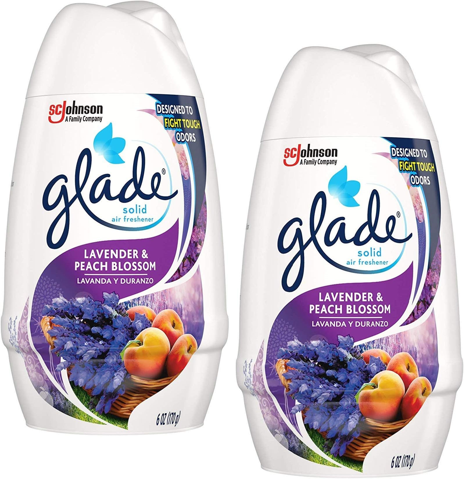 Amazon.com: Glade Solid Air Freshener, Lavender & Peach Blossom, 6 ...