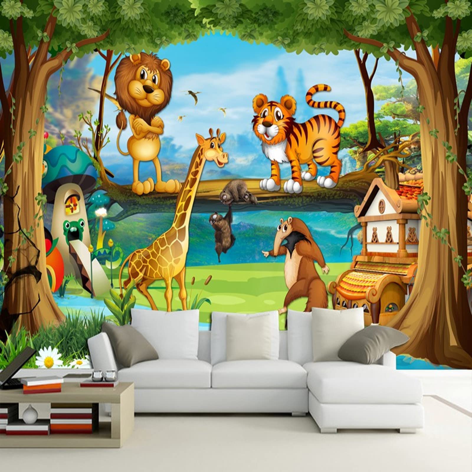 The Attractive Animated Wallpaper Cartoon Landscape Wallpaper Vector