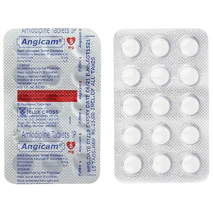 Angicam® 5 mg - Strip of 15 Tablets : Amazon.in: Health & Personal Care