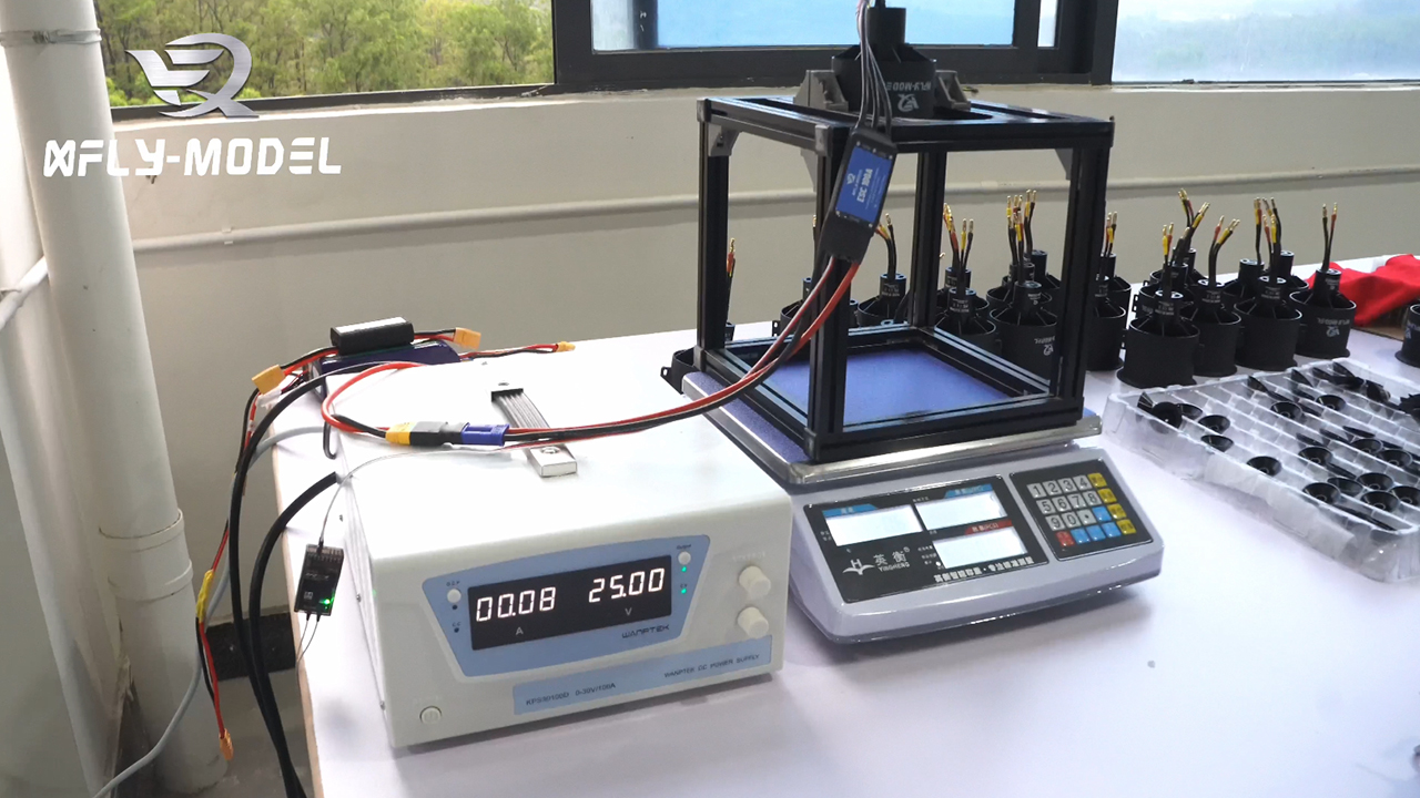 Watch Thrust of XFly Model Galaxy X8 80mm 12-Bladed 6S EDF System on ...