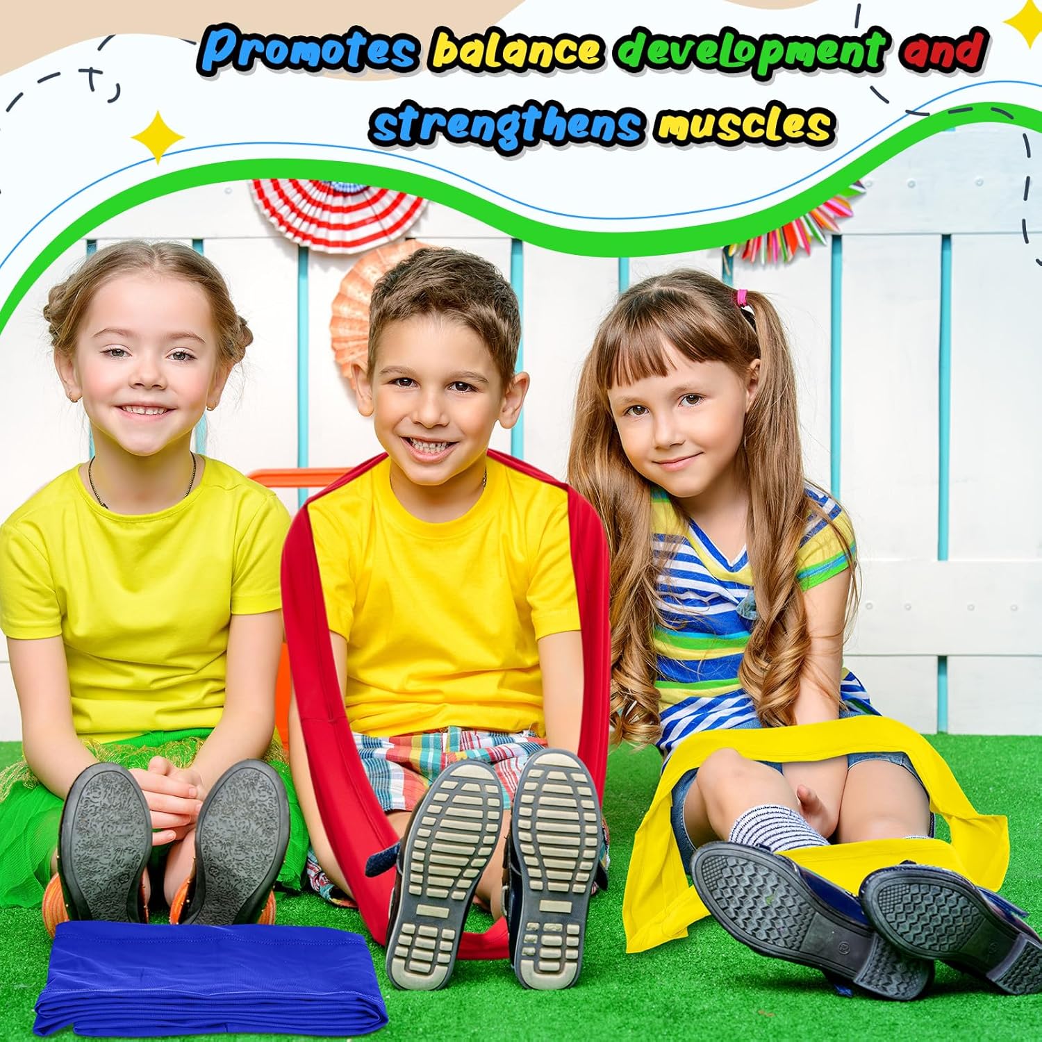 Stretch Band Sensory Focus Tool 30» Kids Resistance Band Stretches to ...