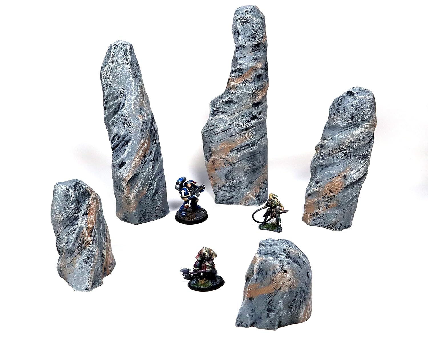 Amazon.com: Set of Modular Rock Spires - Boulder Formation Scatter ...