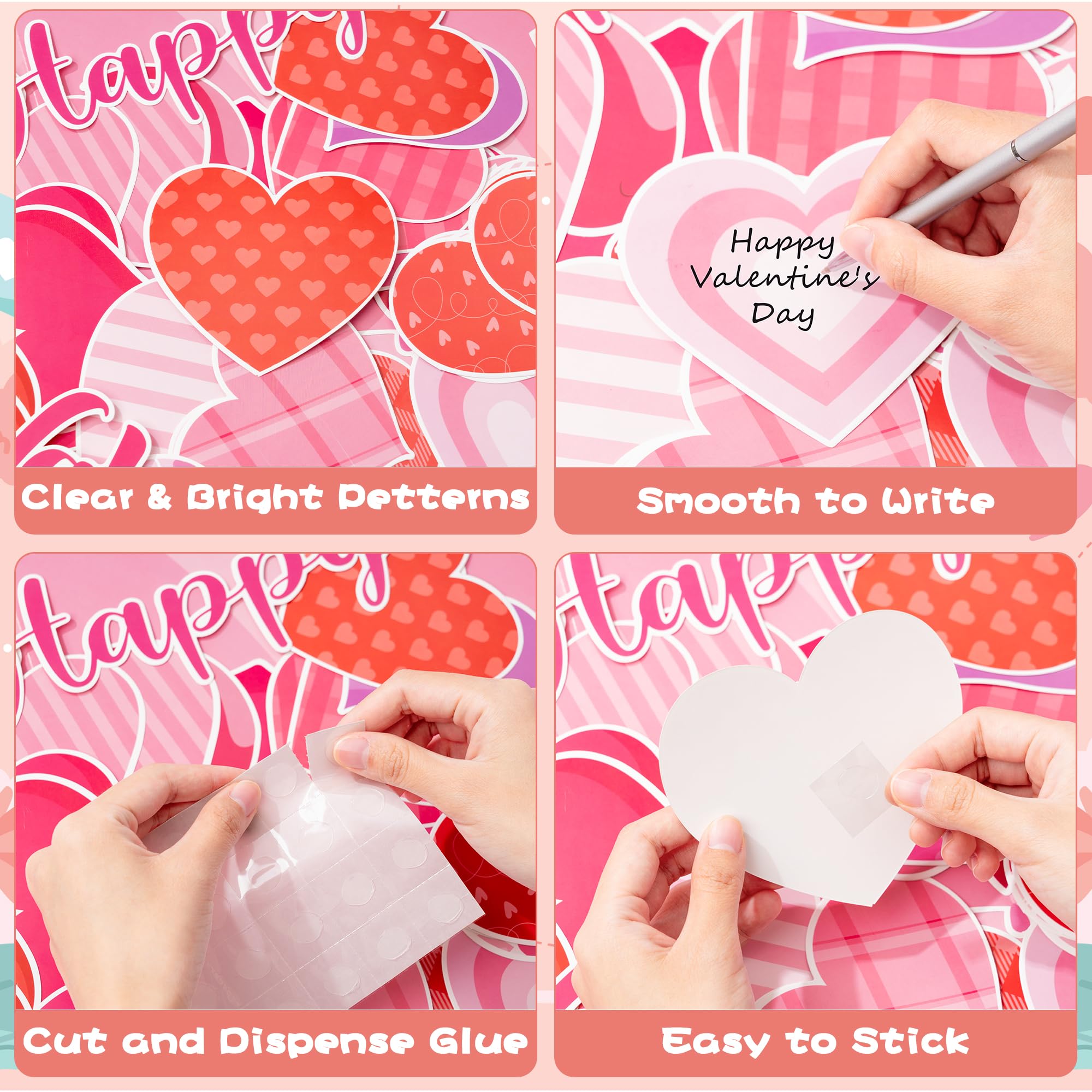 Snapklik.com : Valentines Umbrella Heart Cutouts - 102Pcs Happy ...