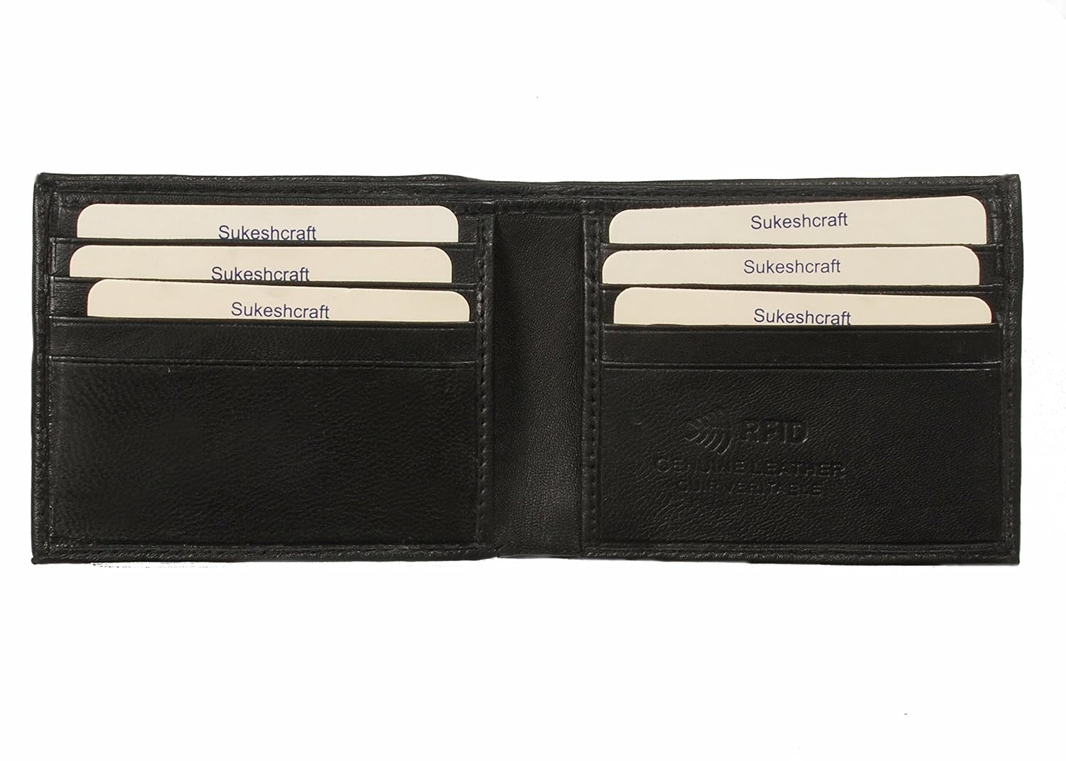 Buy Sukeshcraft Leather Wallet RFID Safe 8 pcs.Combo at Amazon.in