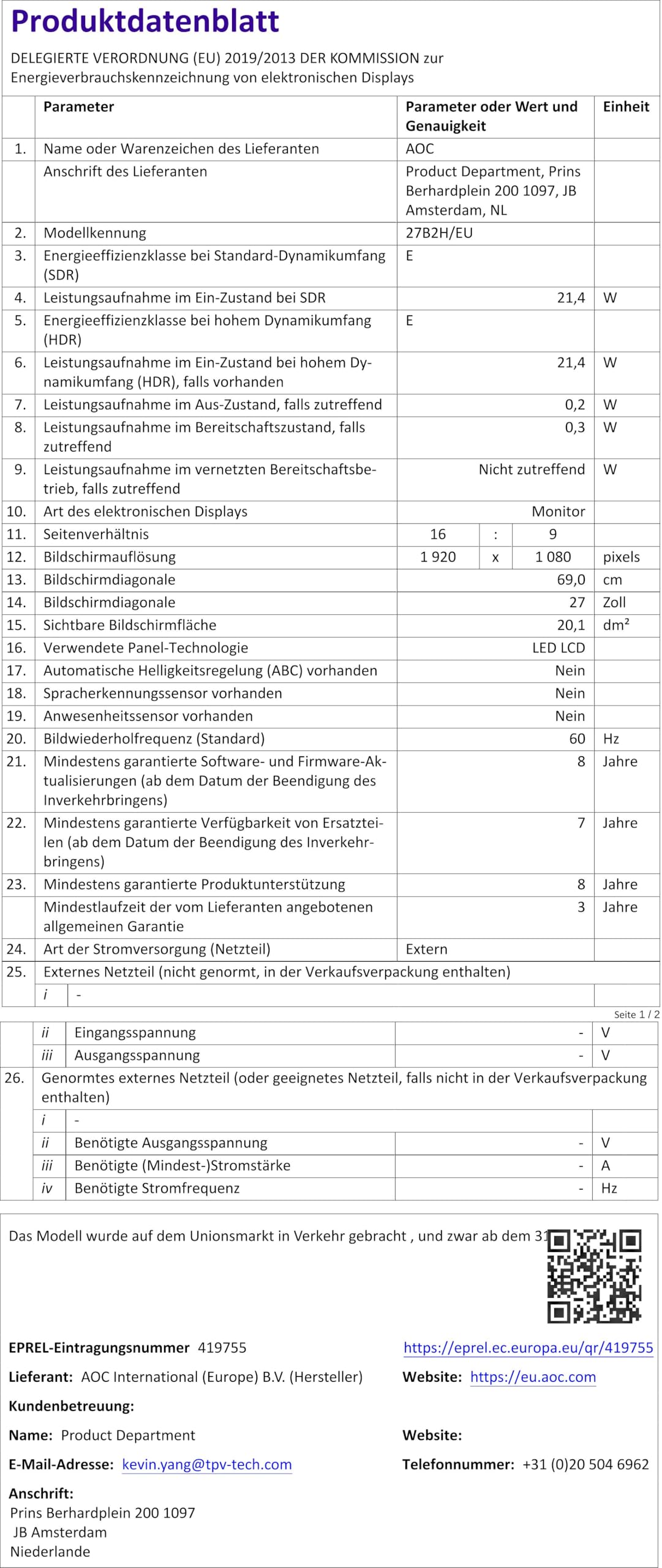 65W Netzteil Ladekabel Ladegerät für Dell Inspiron 11 3000 13 5000 7000 14 3000 5000 7000 15 ...